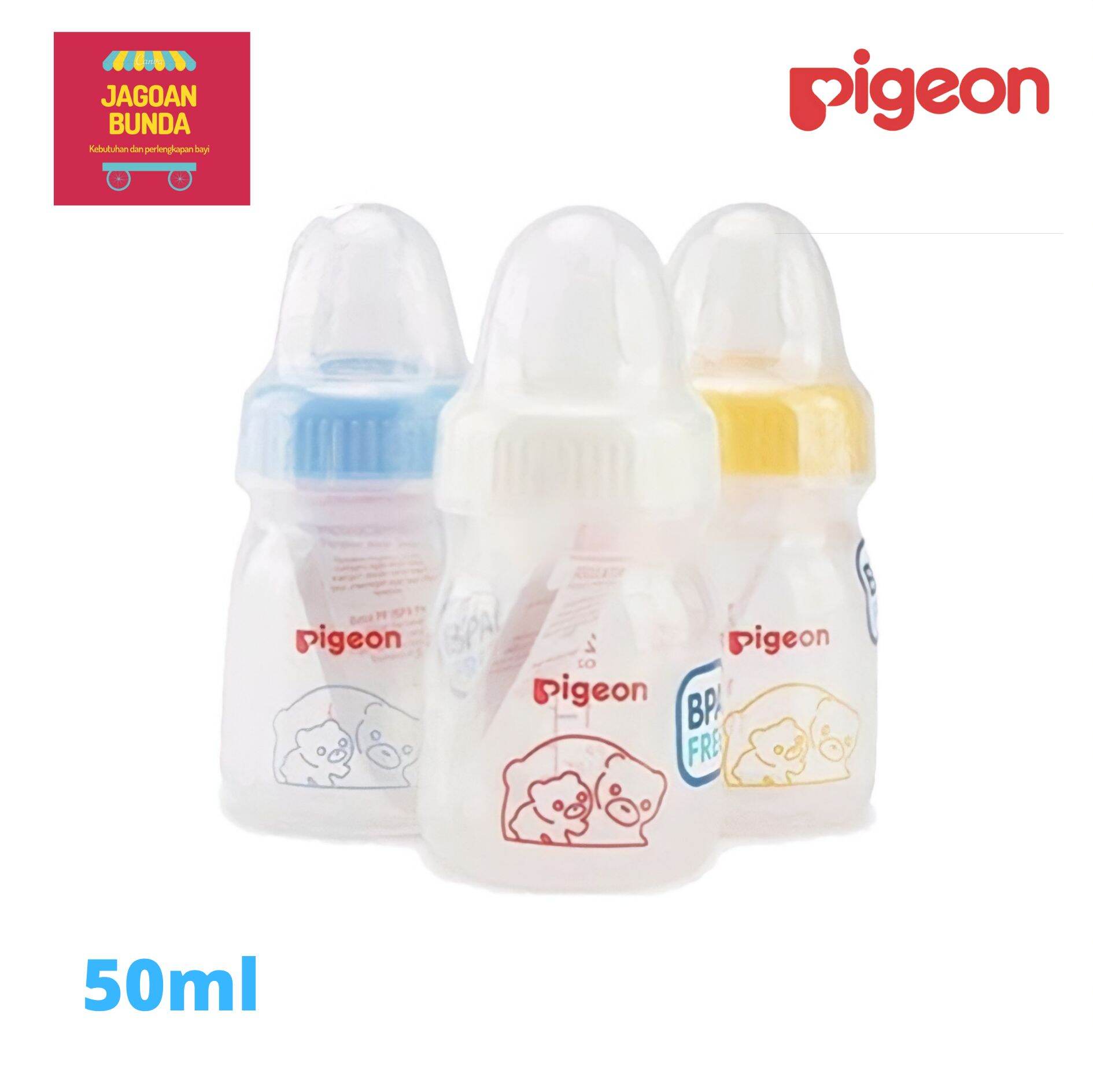 BOTOL PIGEON BULAT 240ml/120ml/50ml | Lazada Indonesia