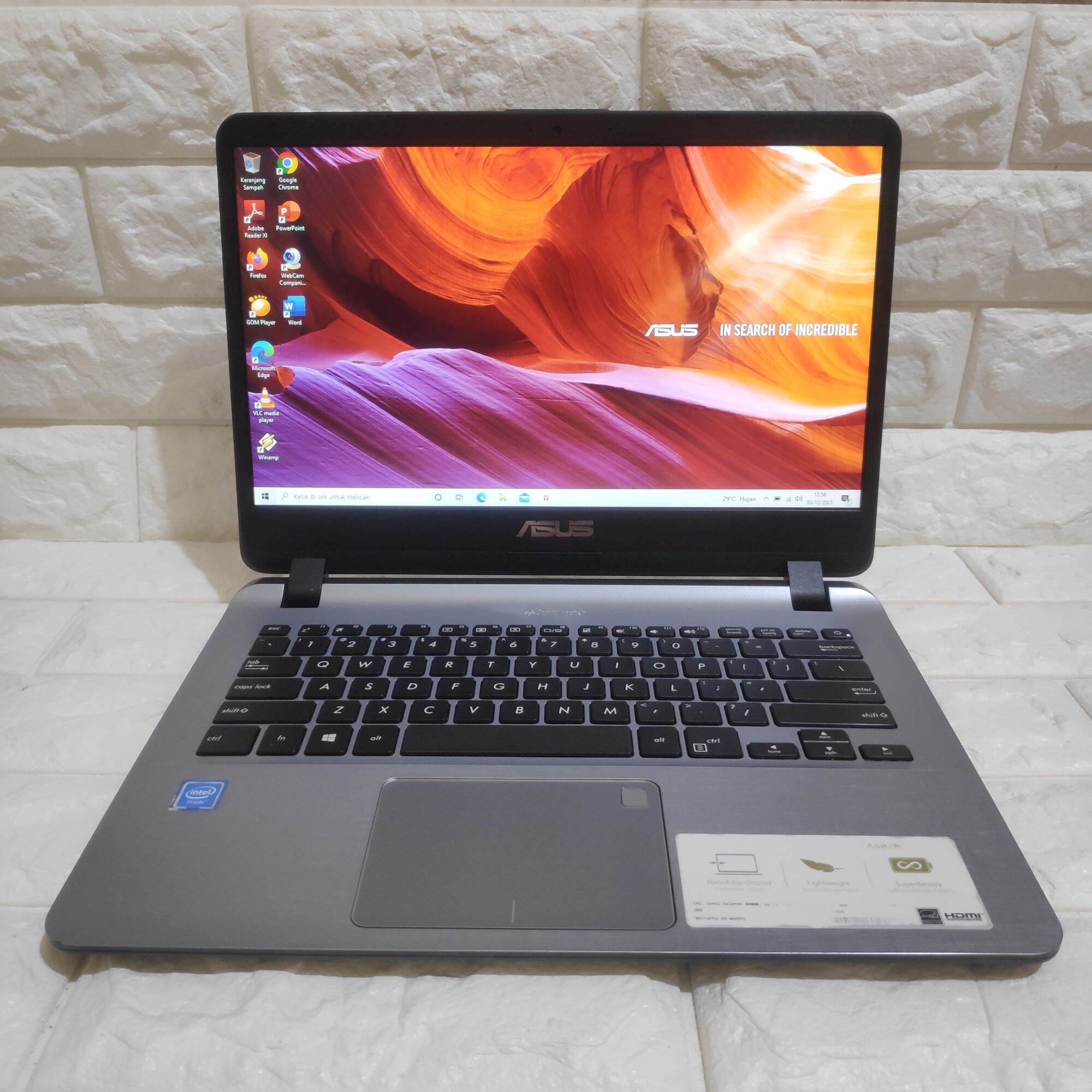 Laptop Asus Vivobook X407MA Intel Celeron N4000 Ram 4 GB HDD 1 TB grey ...