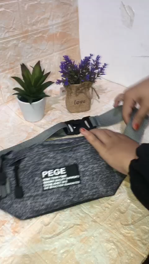 Tas Selempang Waistbag PEGE Kanvas Pria Model Simpel Kasual - PG 8930 ...