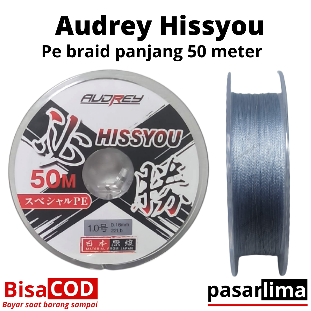 Audrey pe Hissyou Senar pe pancing 50 meter | Lazada Indonesia