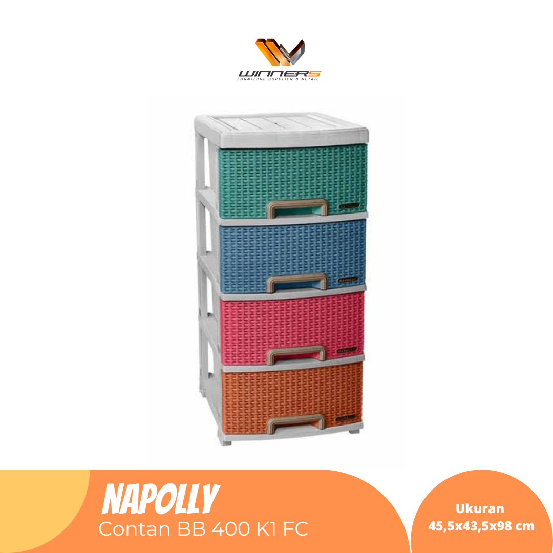 Container NAPOLLY CONTAN BB 400 K1/ 500 K1 | Lazada Indonesia