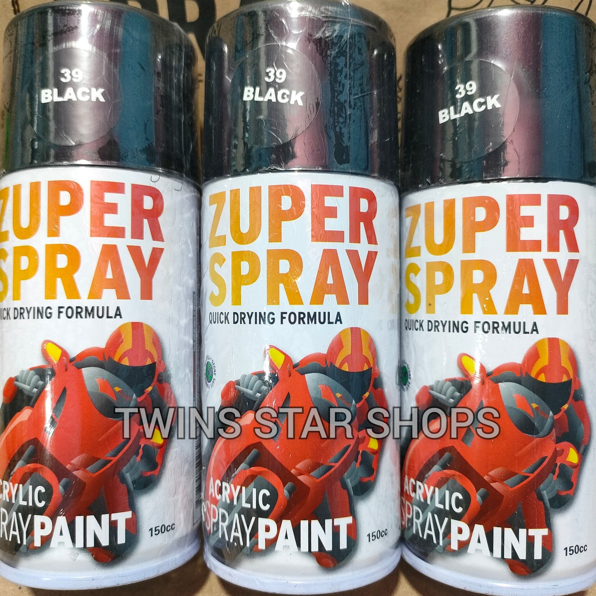 Pilox Pilok Cat Semprot Zuper Warna Black 39 Hitam Glossy Mengkilap 150cc Spray Paint | Lazada ...