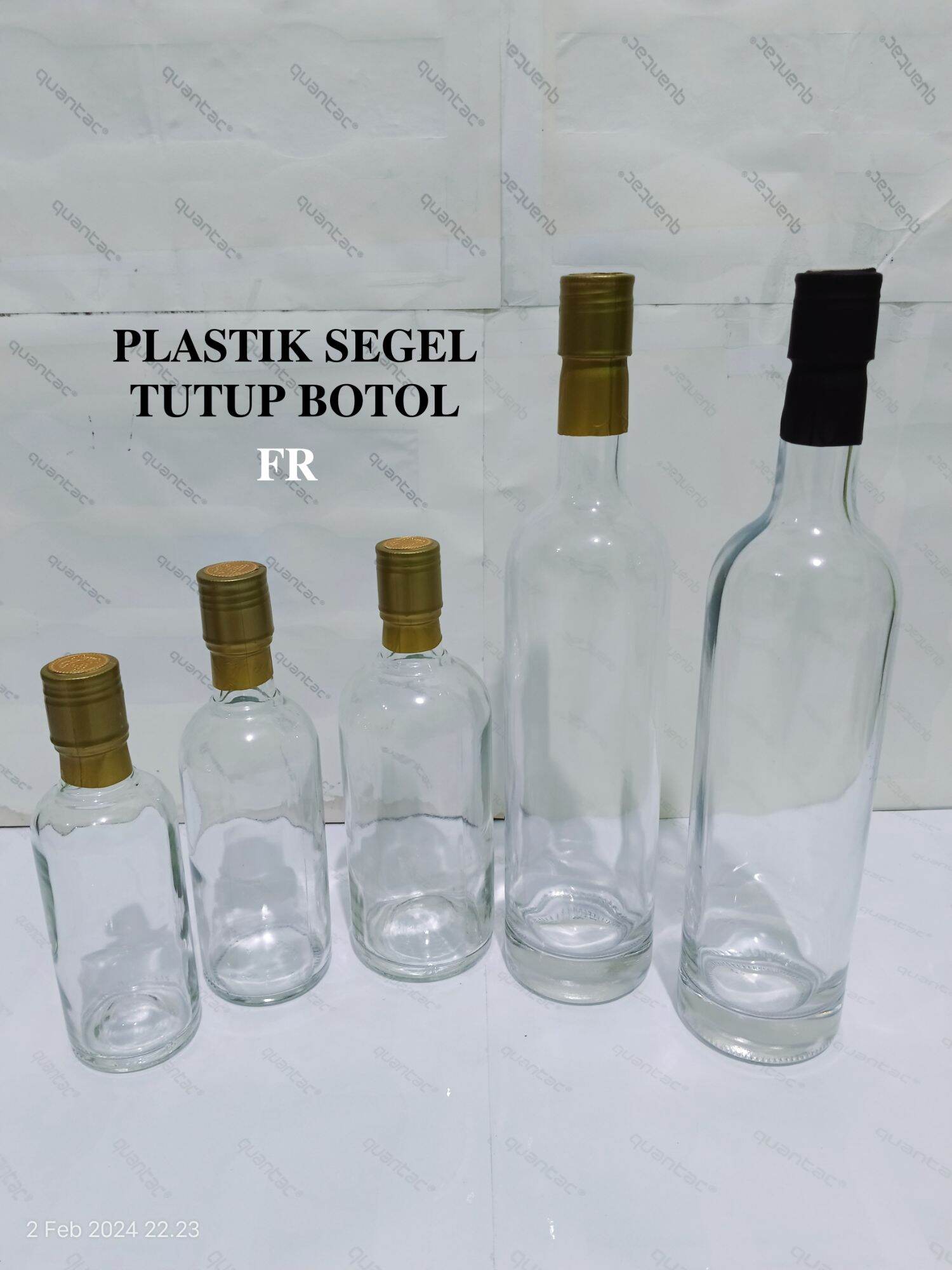 Plastik segel tutup botol plastik shirink plastik film | Lazada Indonesia
