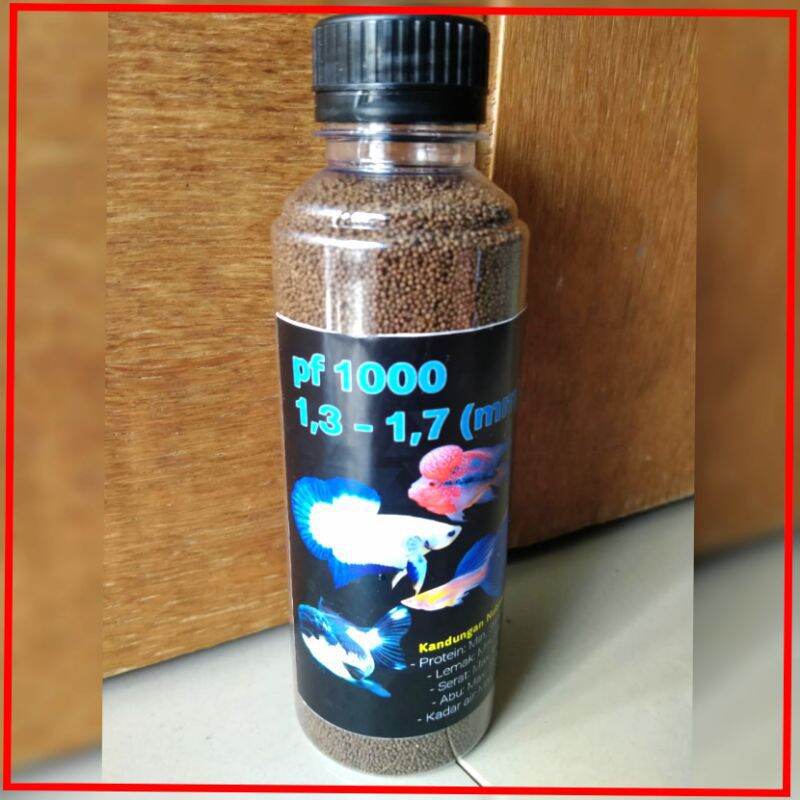 Pakan ikan PF100 PF800 PF500 PELET Pakan ikan hias anakan koi koki lele ...