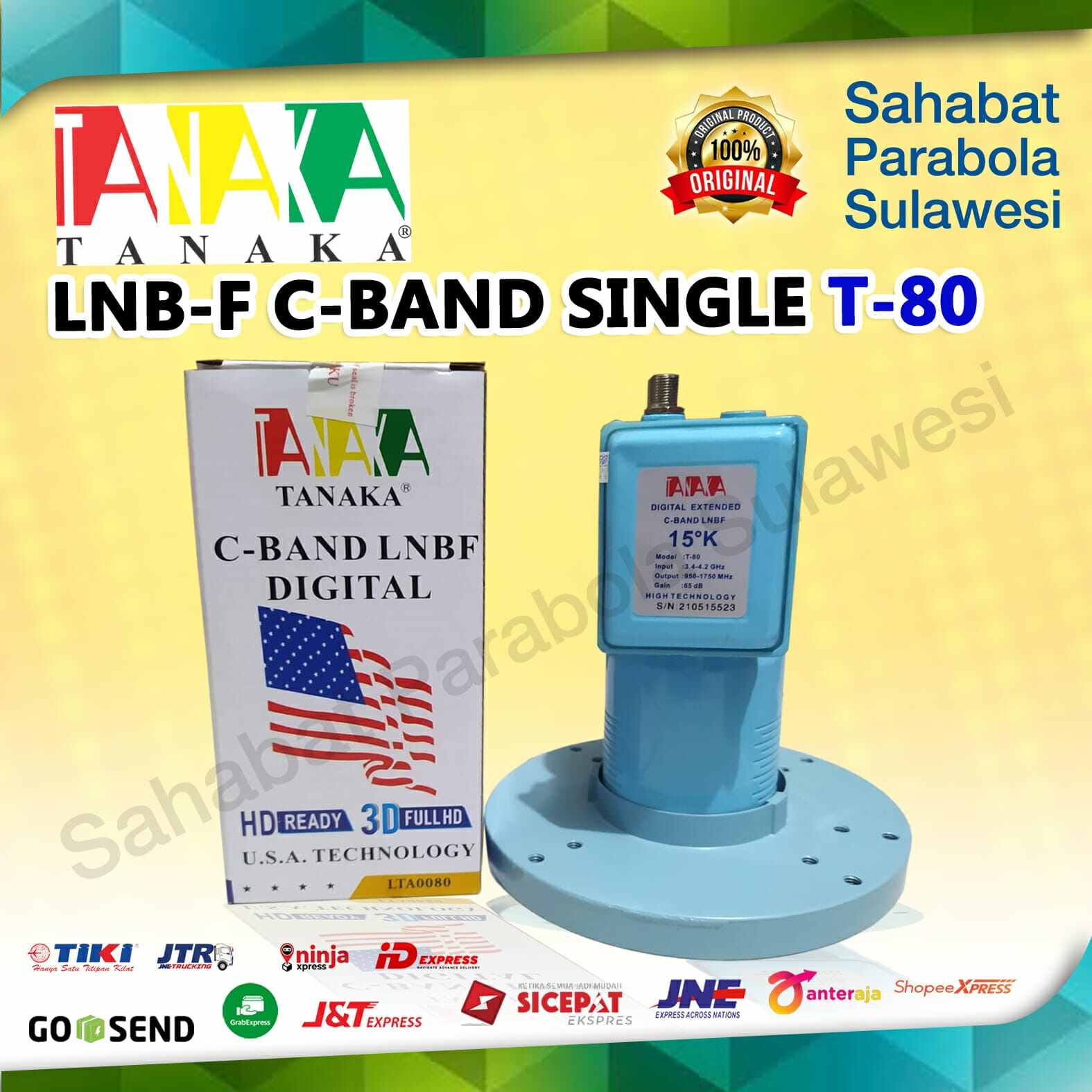 LNB C-BAND SINGLE TANAKA T-80 | Lazada Indonesia