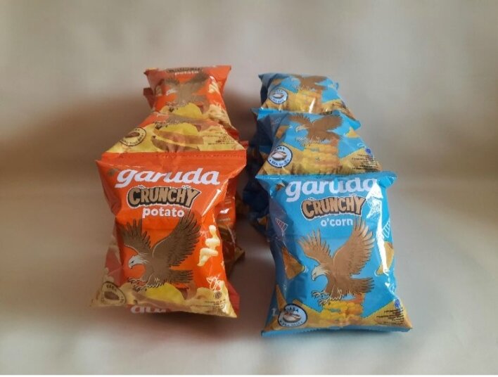 garuda crunchy potato garuda crunchy o'corn renceng isi 10 | Lazada ...