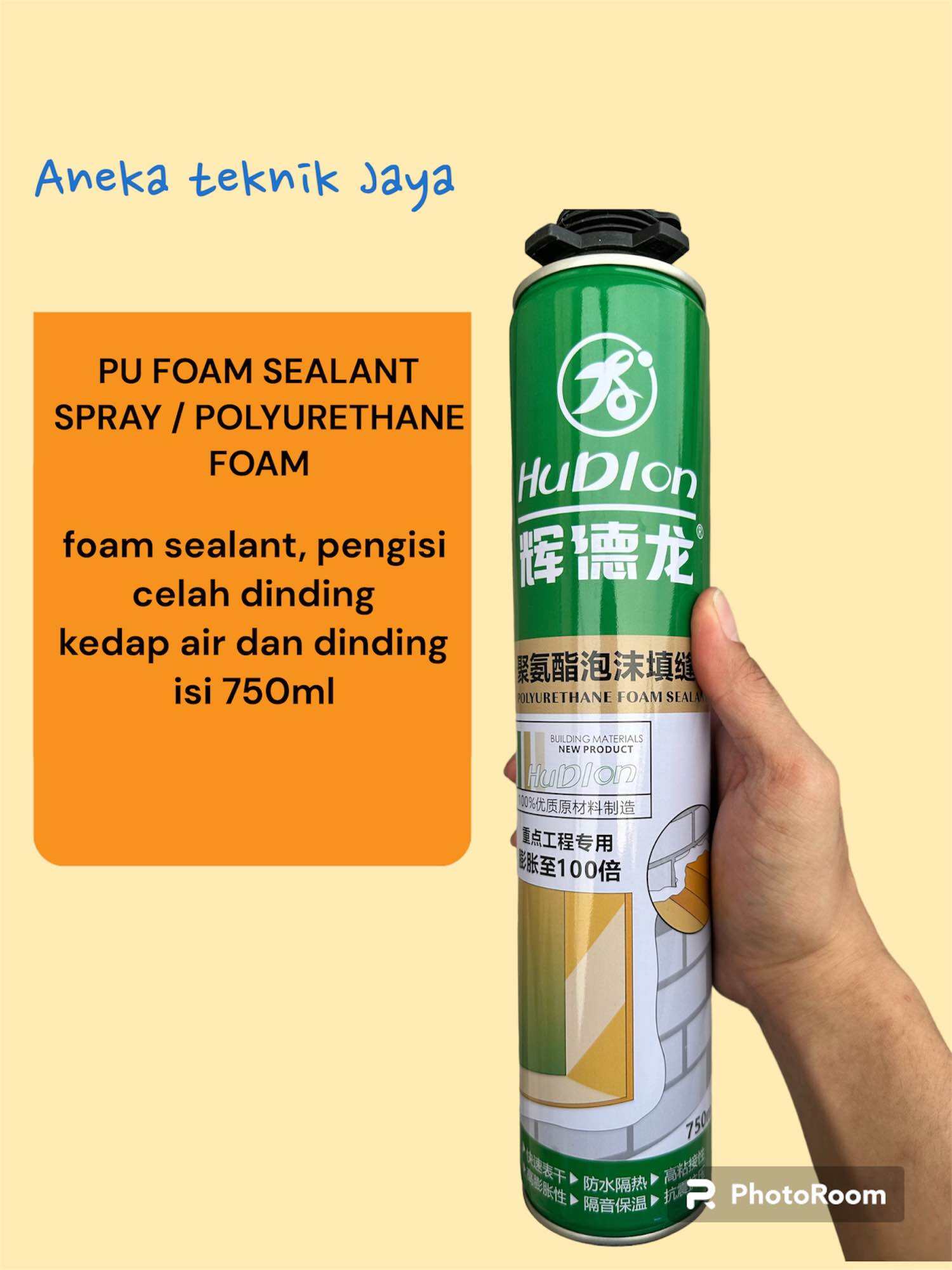 Pu Foam Sealant Spray / Polyurethane Foam / Lem Sealant PU Foam | Lazada Indonesia