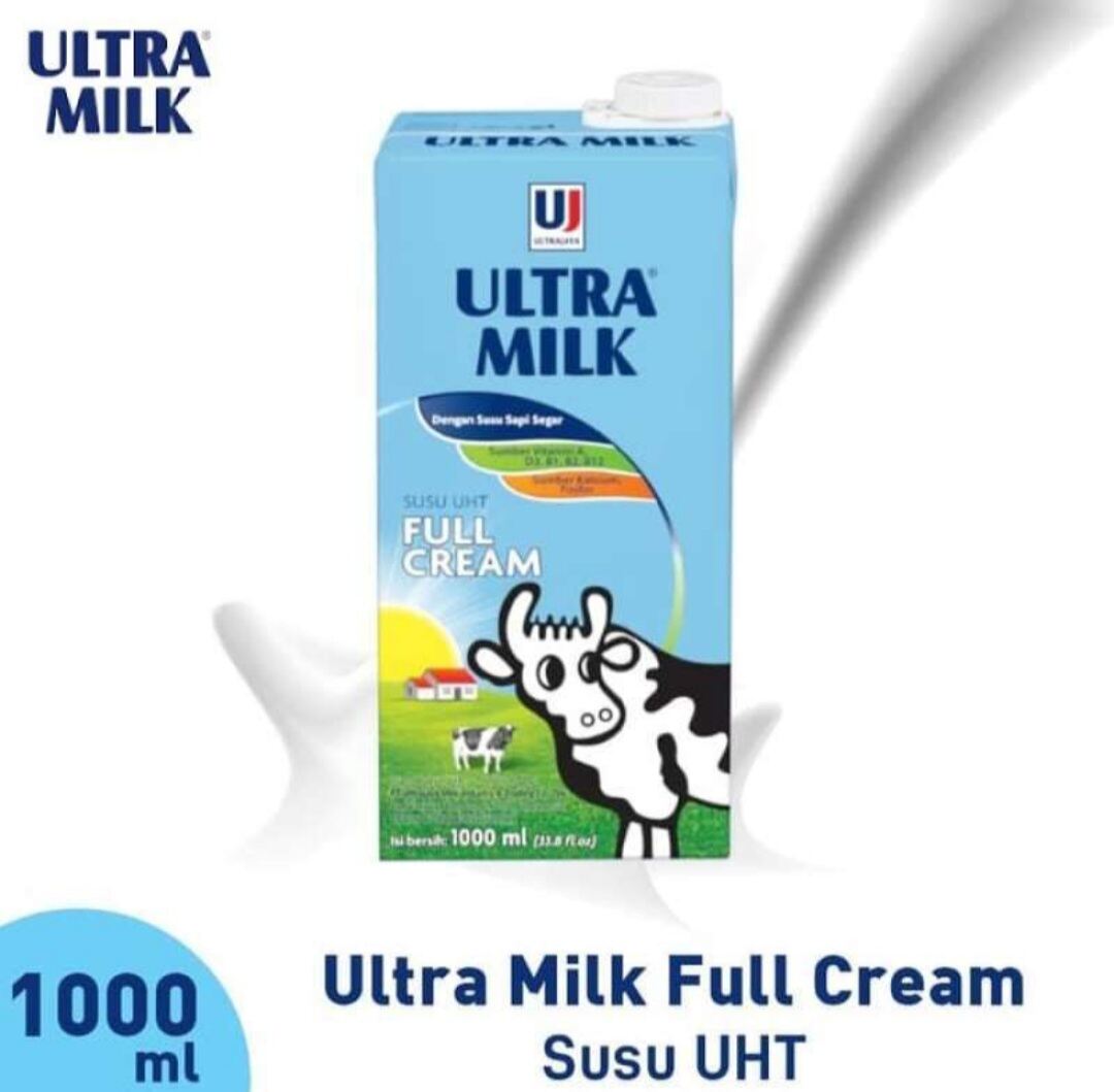ultra milk full cream susu uht 1000ml | Lazada Indonesia
