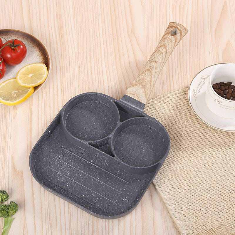 Wajan Panci Penggorengan 3 Sekat Multifungsi | Lazada Indonesia