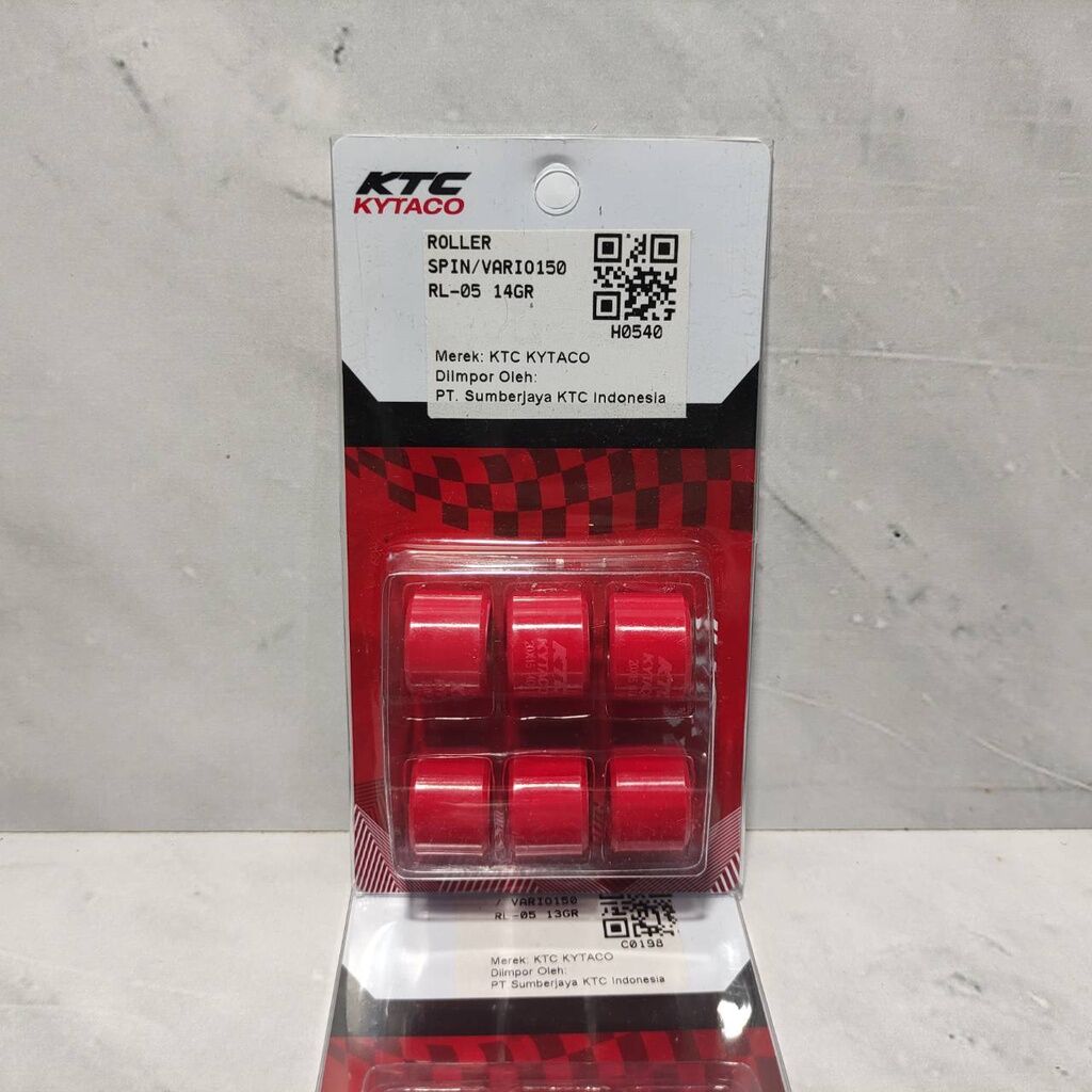 ROLLER KTC KYTACO UKURAN 14 GRAM VARIO 125 150 OLD NEW PCX 125 150 SUZUKI SPIN SKYDRIVE SKYWAVE ...