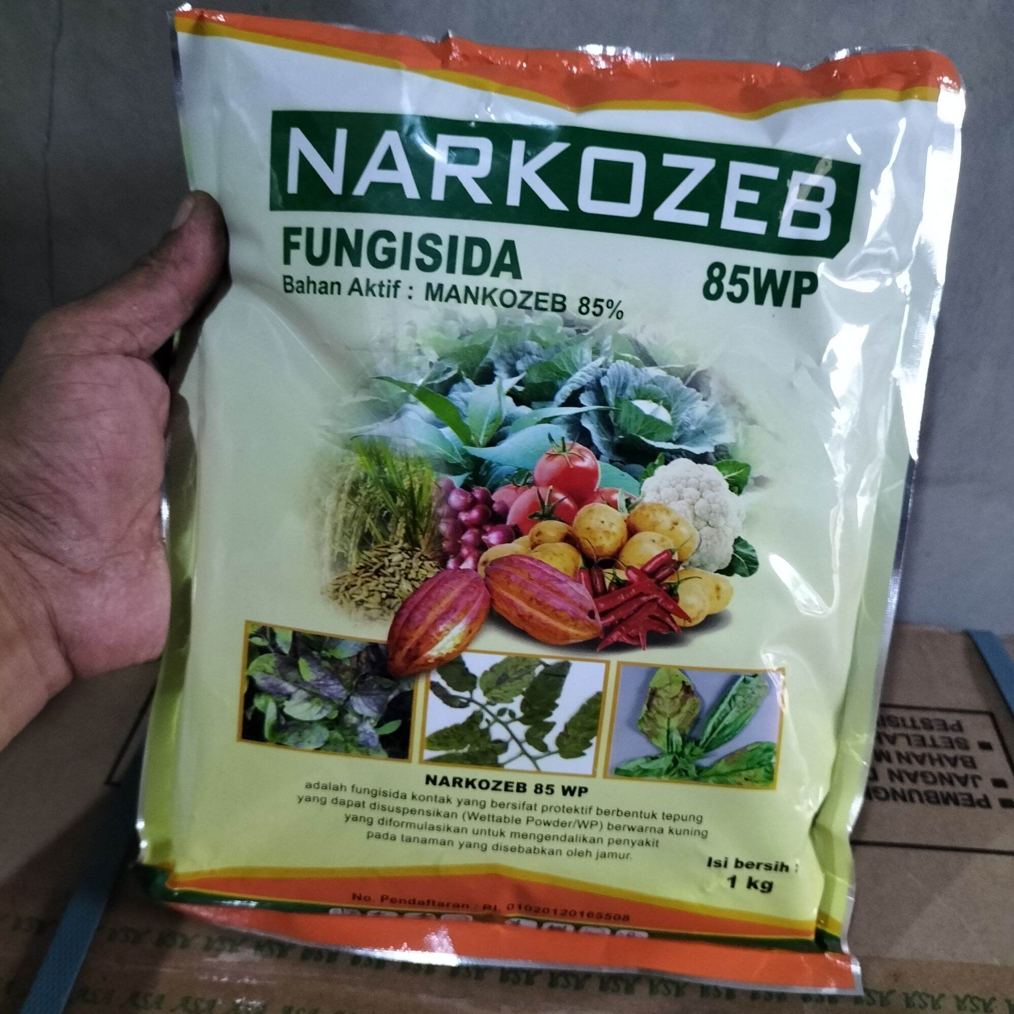 Fungisida Narkozeb 85 WP 1 kg Mankozeb Kuning Untuk Mengendalikan busuk ...