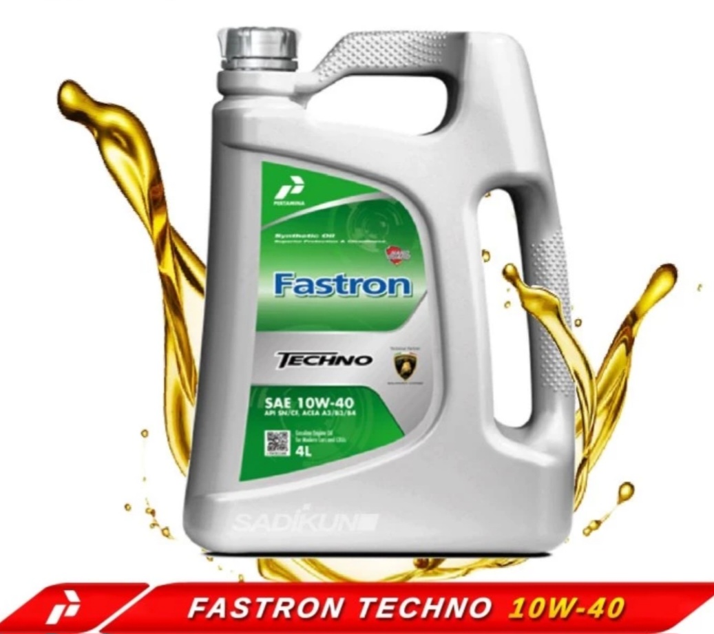 OLI FASTRON TECHNO 10w-40 4Liter | Lazada Indonesia