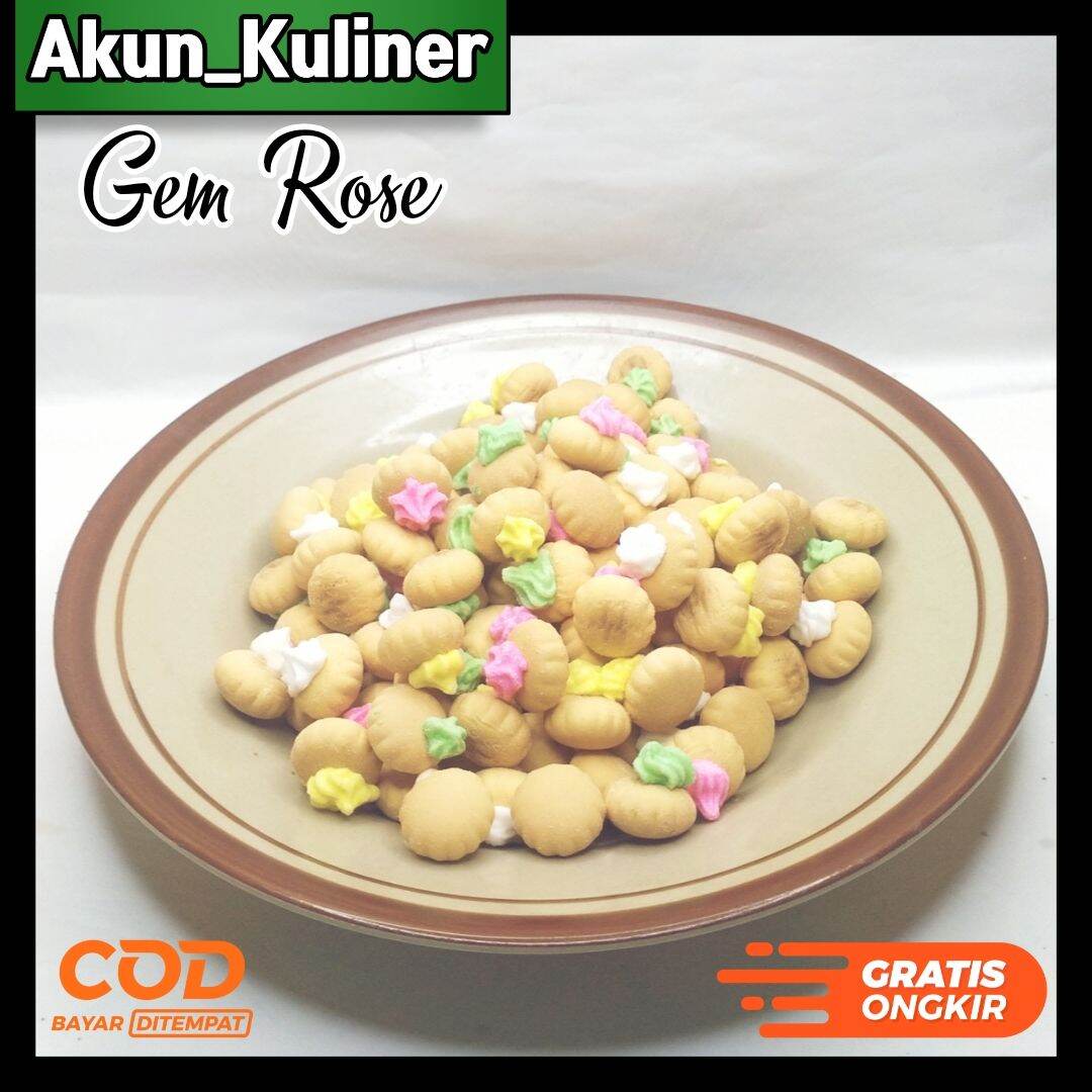 Biskuit Kue Gemrose/ kue lambang gula/ Cemilan/ 1kg | Lazada Indonesia