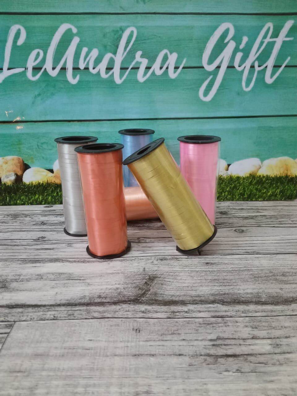 pita balon / pita roll / tali balon / curly ribbon / pita warna ...
