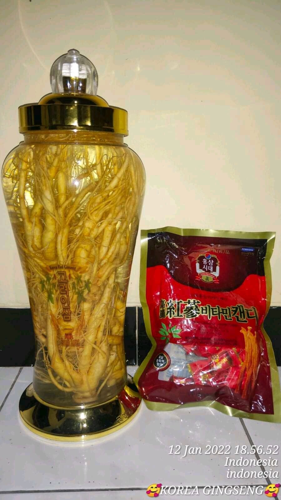 Ginseng merah korea asli + arak + botol iceland 500ML | Lazada Indonesia