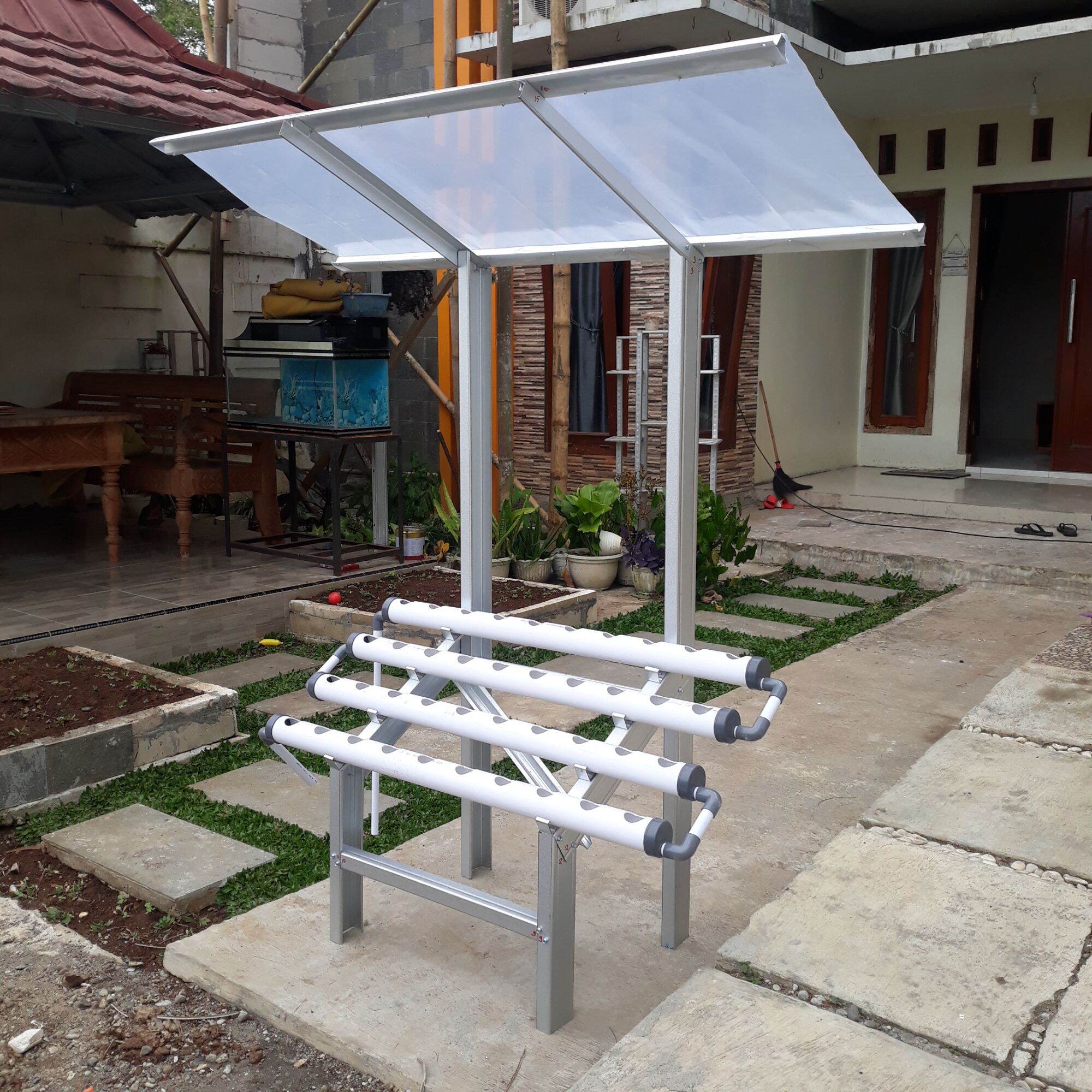 PAKET INSTALASI HIDROPONIK SET STARTER KIT 2 & 2,5 INCHI + ATAP UV ...