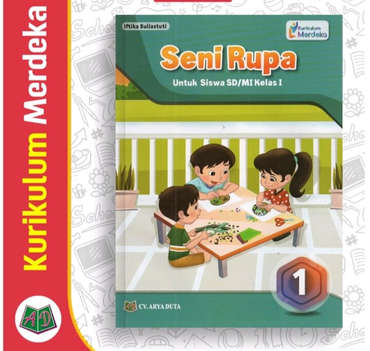 buku siswa seni rupa kelas 1 Arya duta kurikulum merdeka | Lazada Indonesia