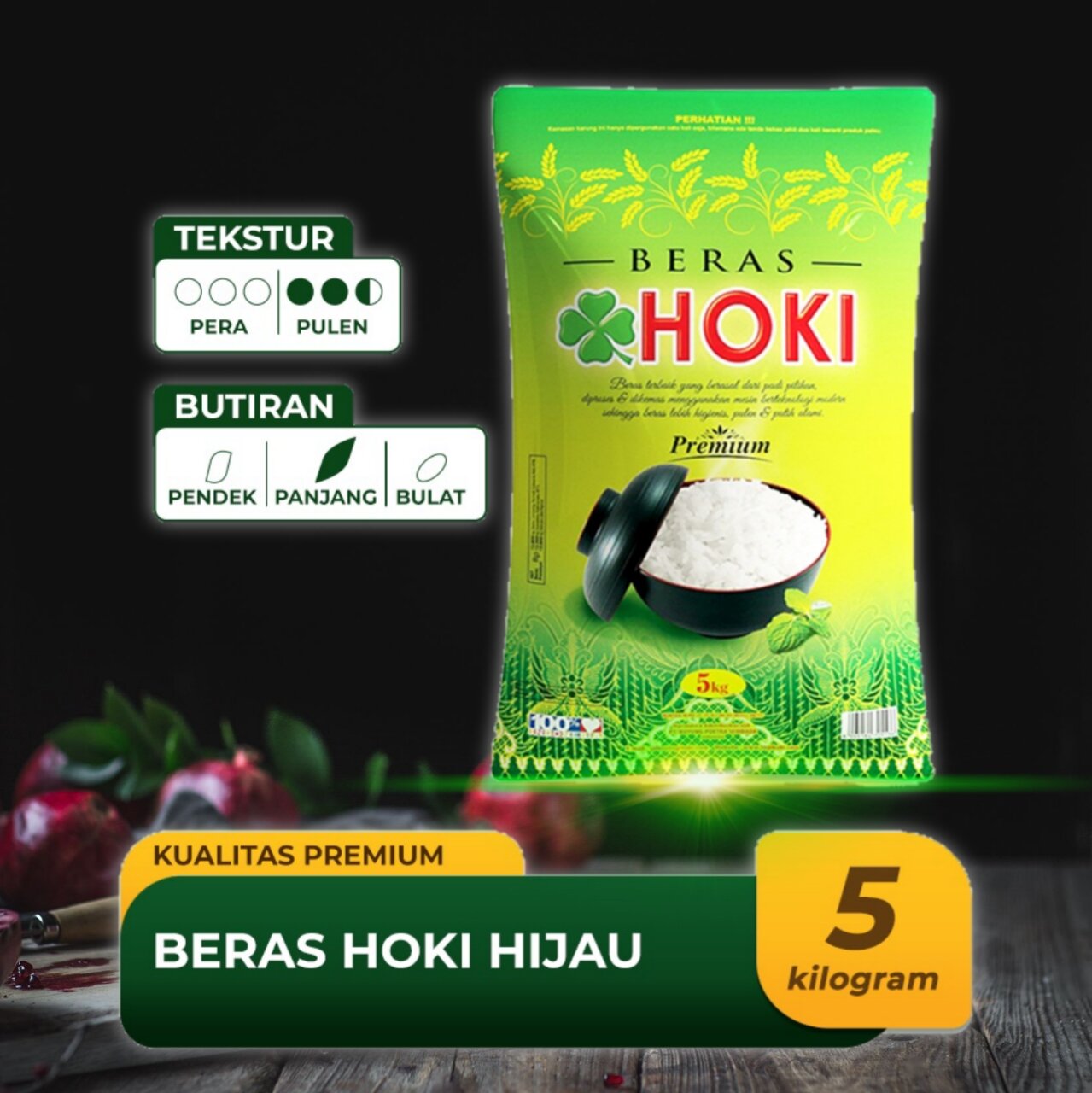 beras hoki 5 kg | Lazada Indonesia