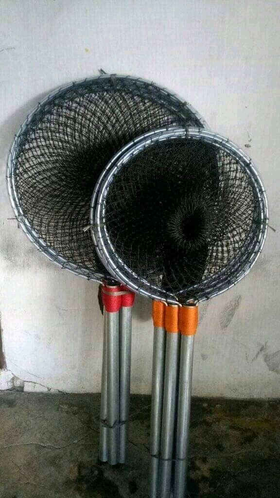 serokan ikan 40cm gagang besi pipa galvanis | Lazada Indonesia