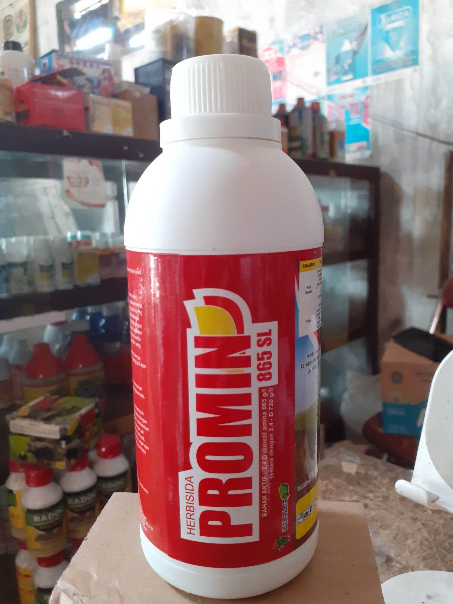 HERBISIDA PROMIN 400 ML (Bahan aktif: 2,4 D dimetil amina 865 g/l ...