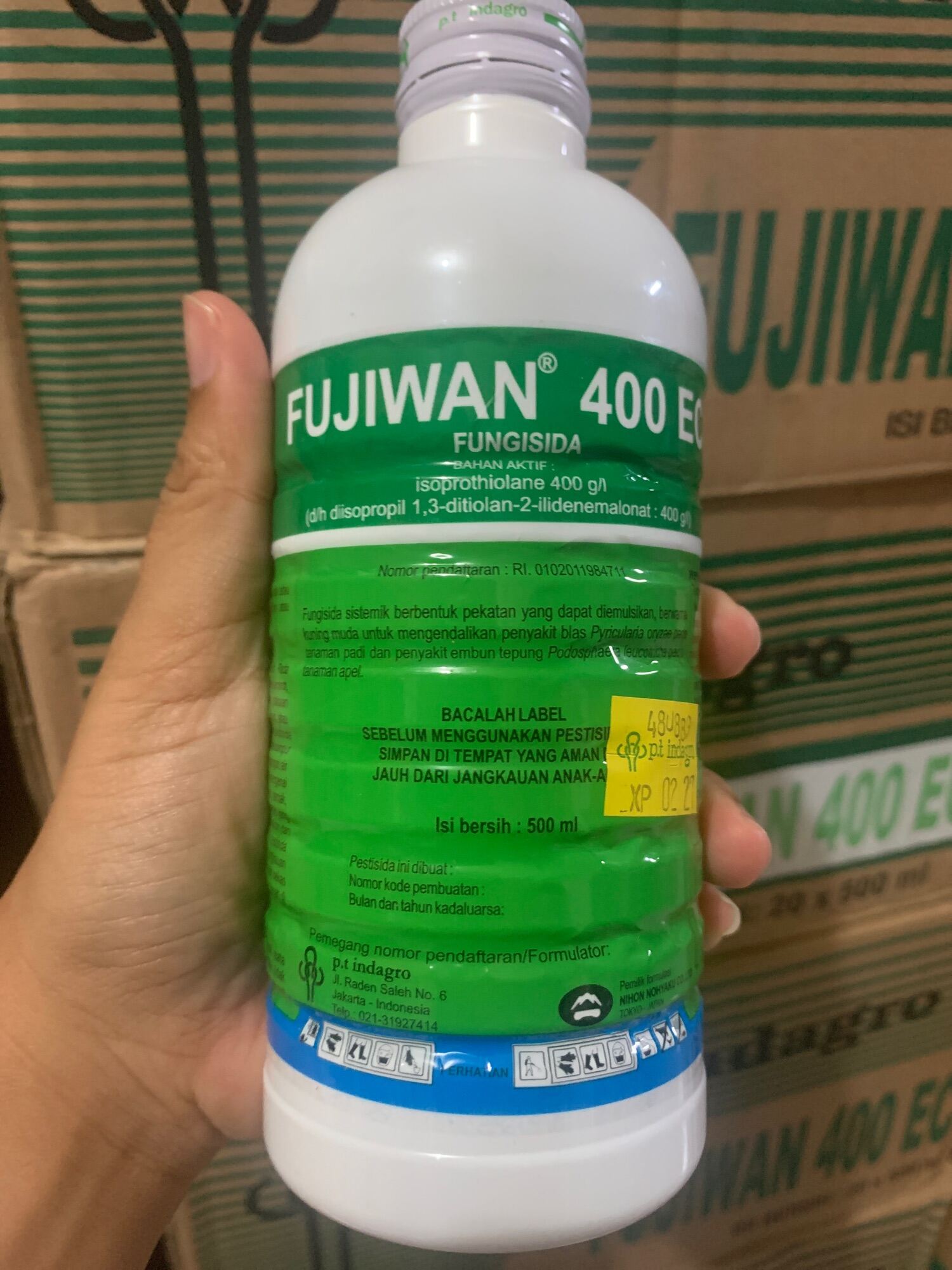 FUJIWAN 500EC FUNGISIDA UNTUK TANAMAN PADI PADA MASA GENERATIF | Lazada ...