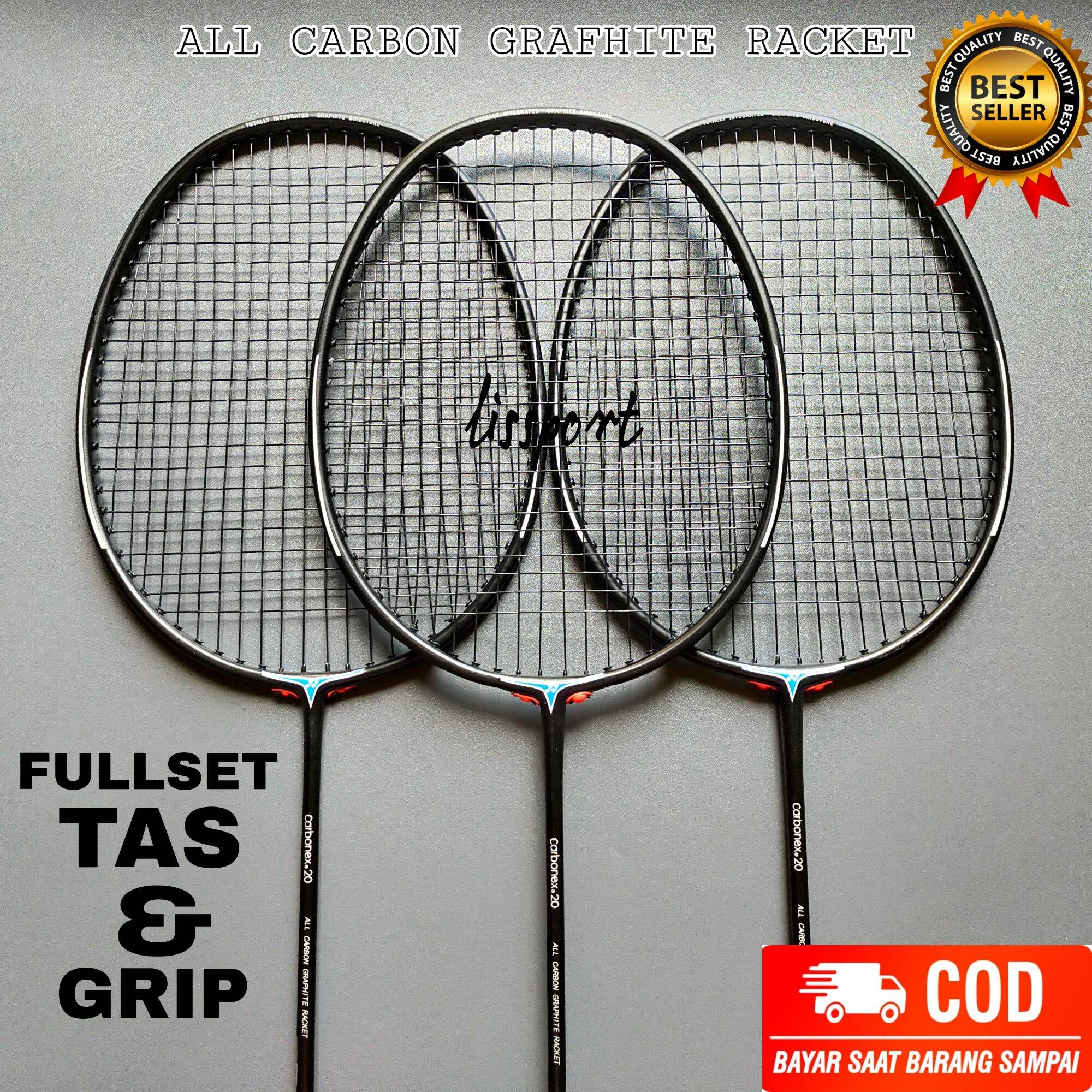 RAKET BADMINTON CARBONEX 20 ALL CARBON GRAFHITE RACKET IMPORT | Lazada Indonesia
