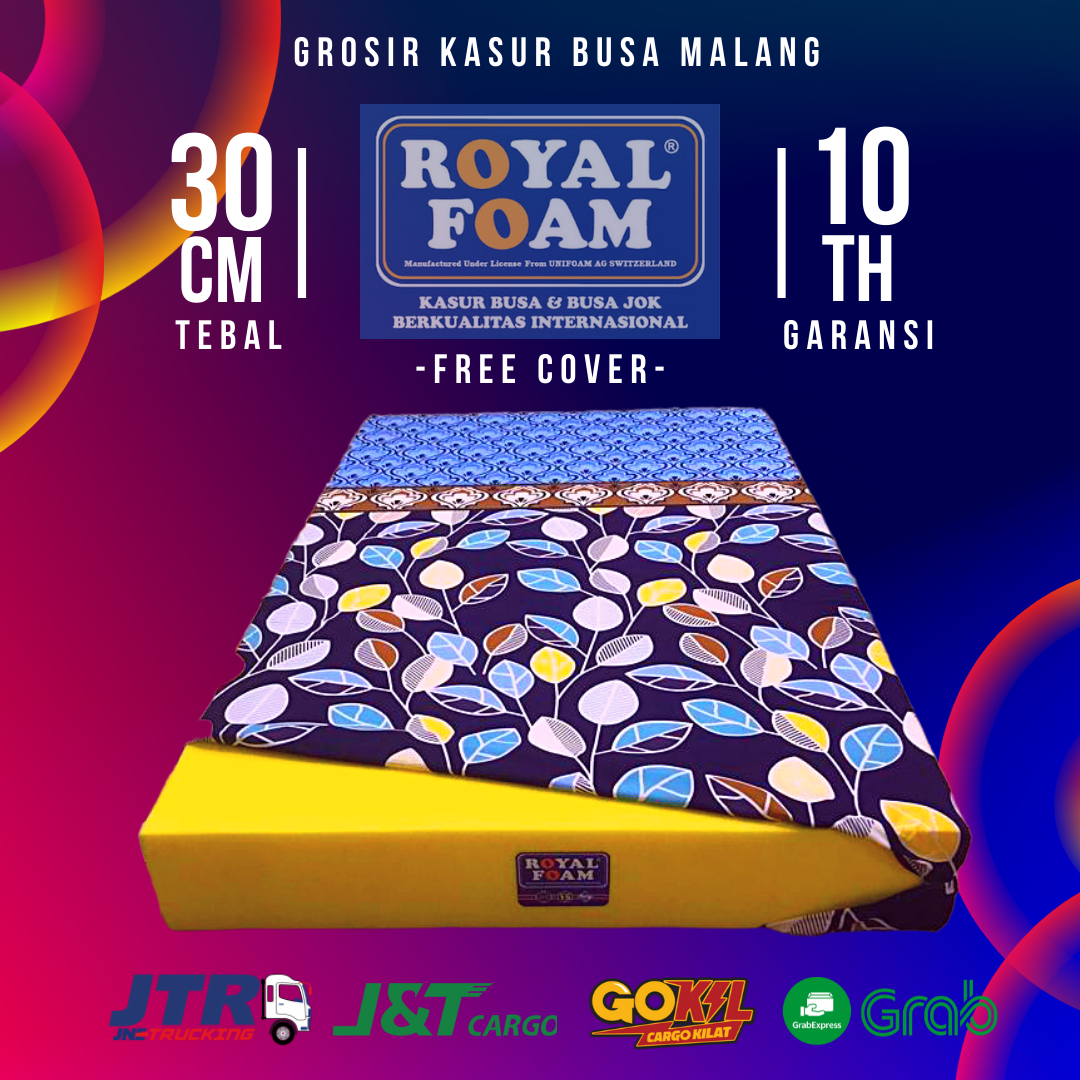 Kasur Busa Royal Foam D16 Tebal 30cm Garansi 10th Super Yellow Matras ...