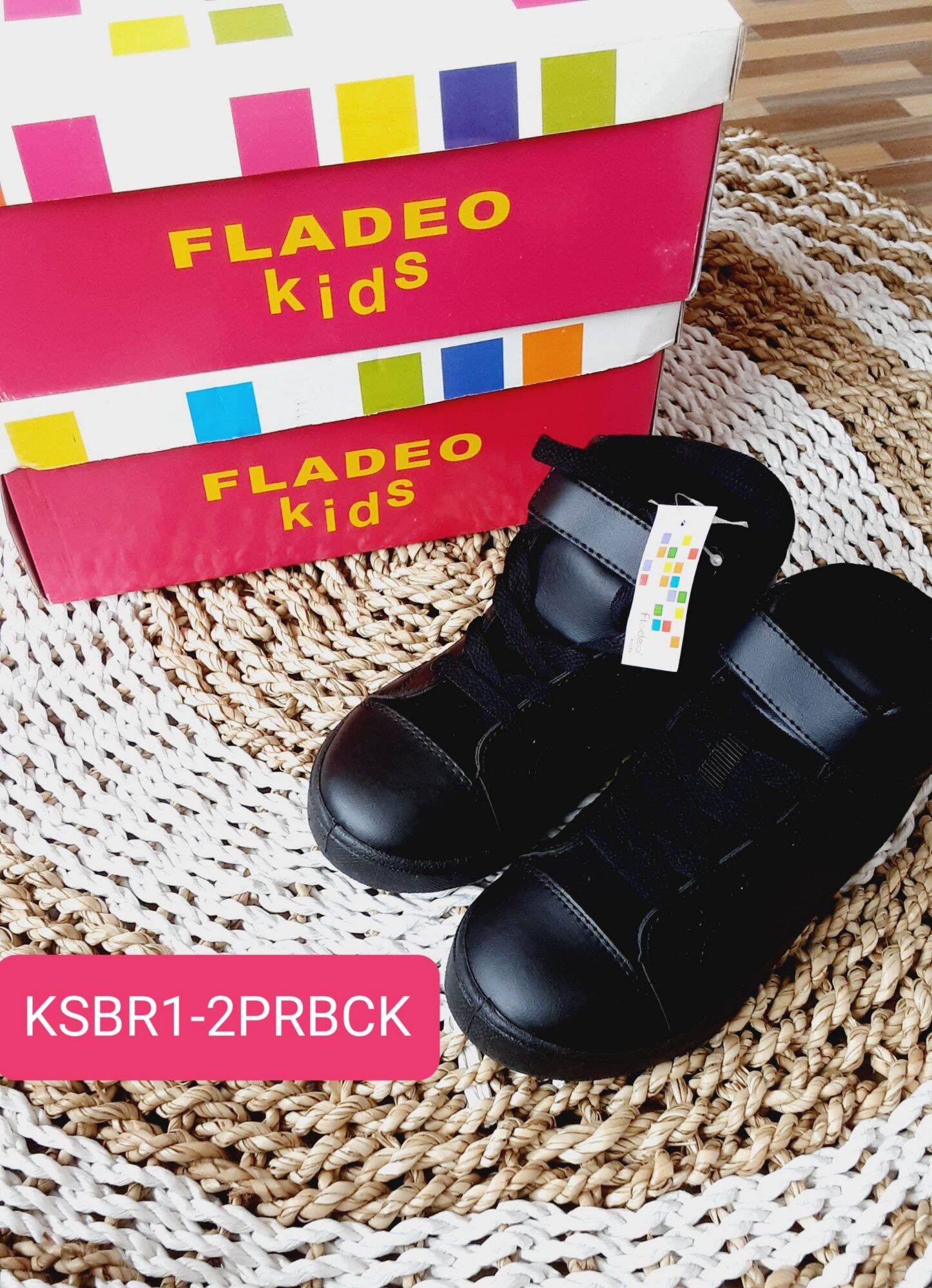 FLADEO KIDS SEPATU SEKOLAH ANAK #KSBR1-2PRBCK | Lazada Indonesia
