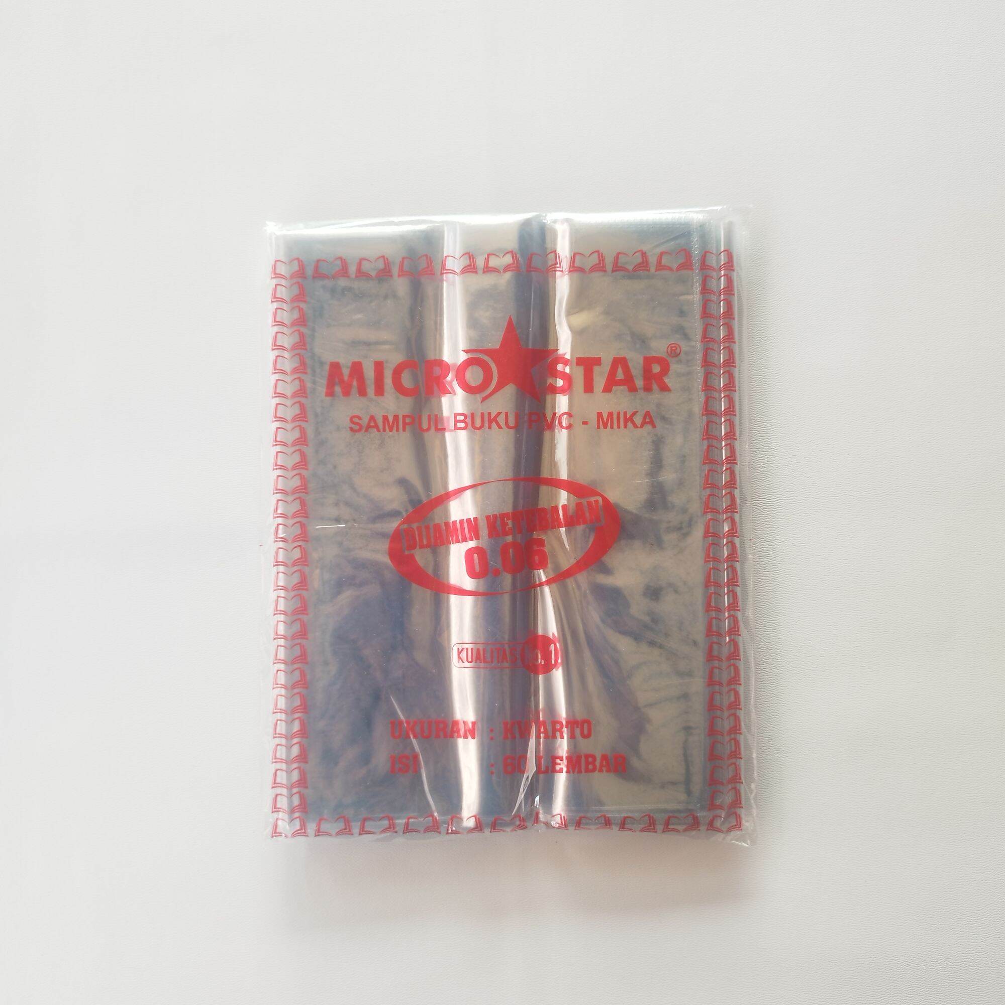 Sampul Buku Pvc Mika Plastik Uk Boxy And Kwarto Isi 20 Lembar Lazada