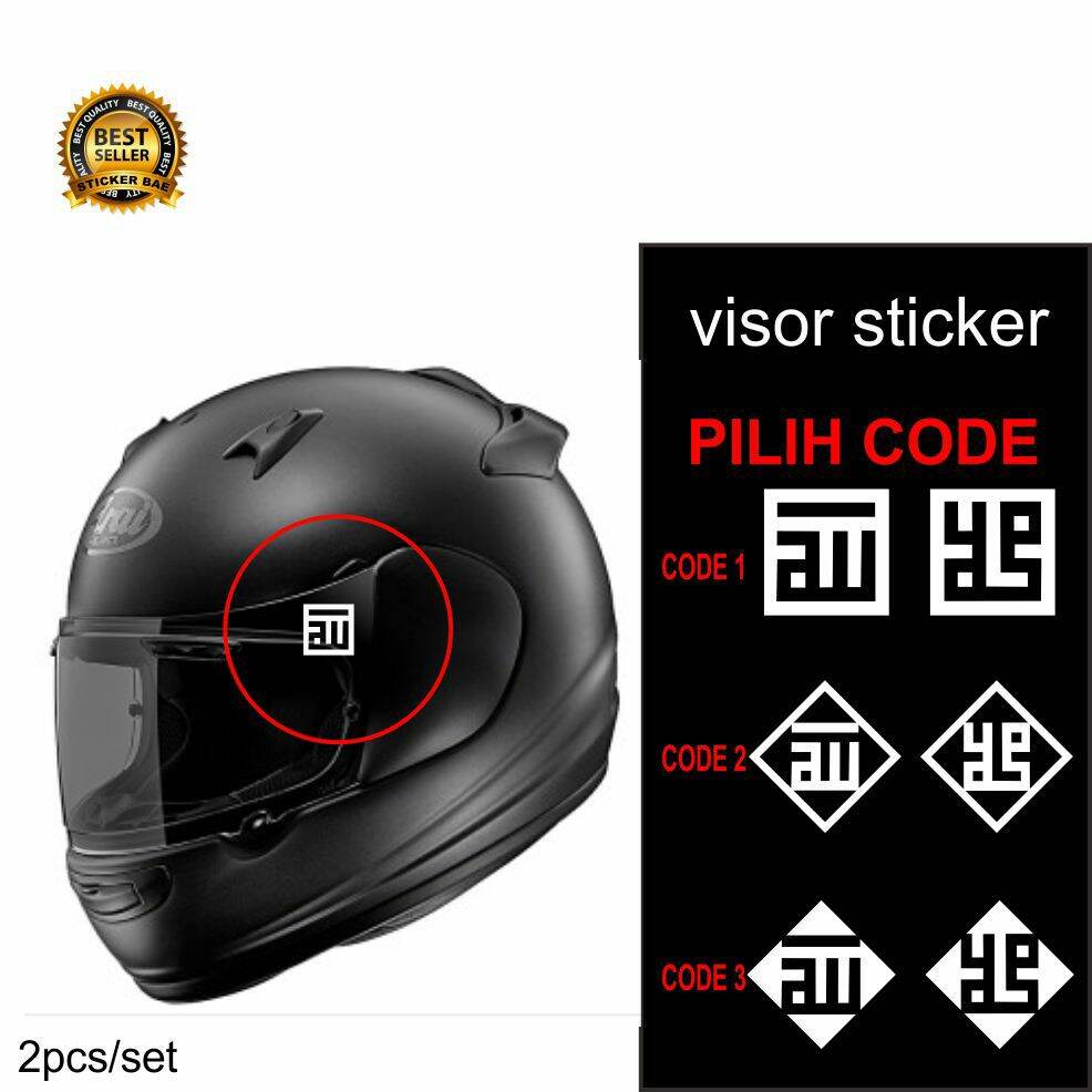 stiker visor arai sticker helm arai cutting helmet | Lazada Indonesia