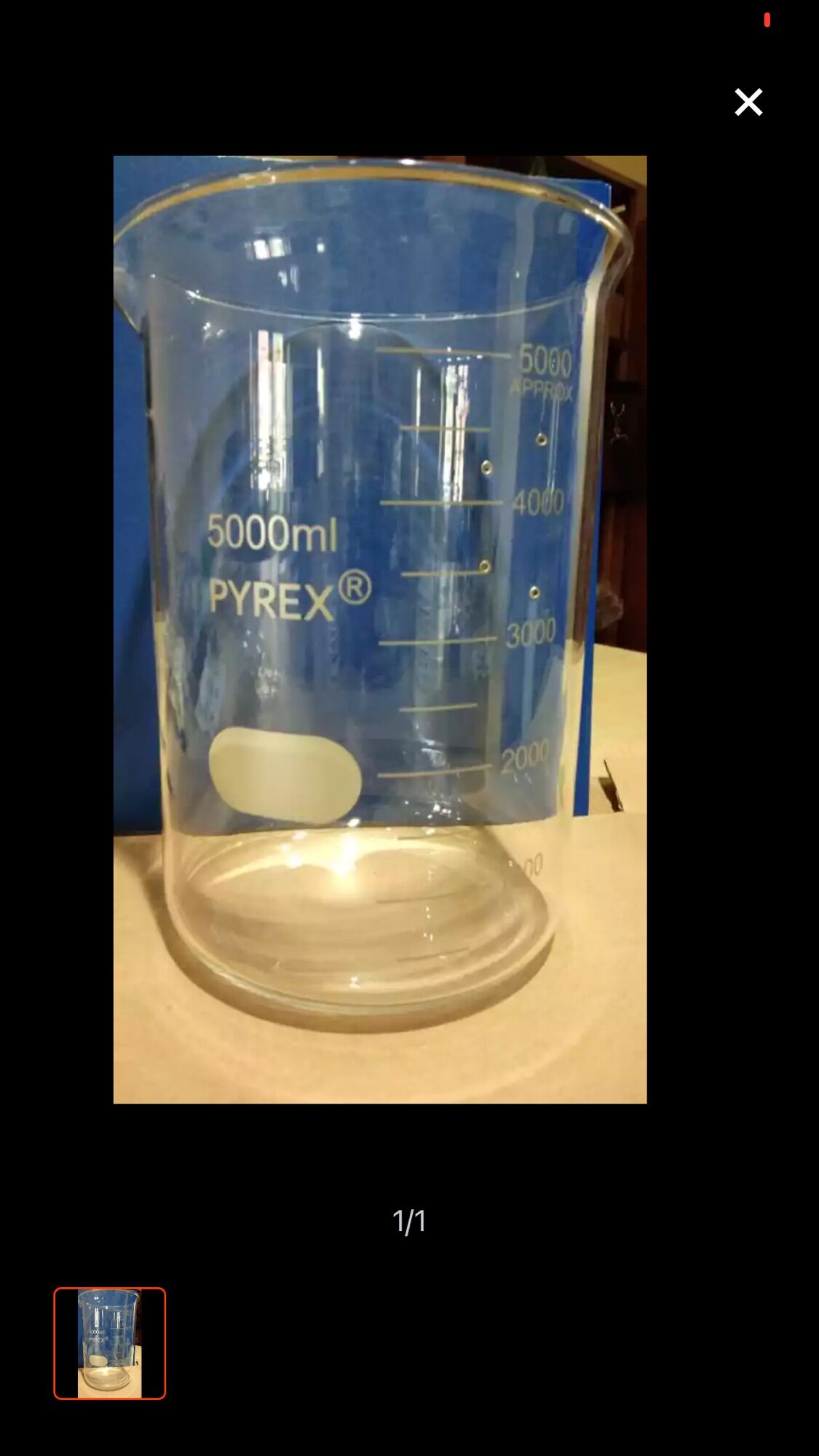 Beaker glass 5000 ml ( 5 liter ) - Pyrex | Lazada Indonesia