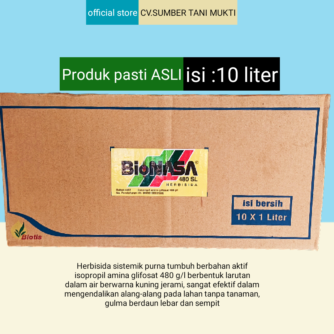 HERBISIDA BIONASA SATU DUS ISI 10 BOTOL (tiap botol isi 1ltr) | Lazada ...