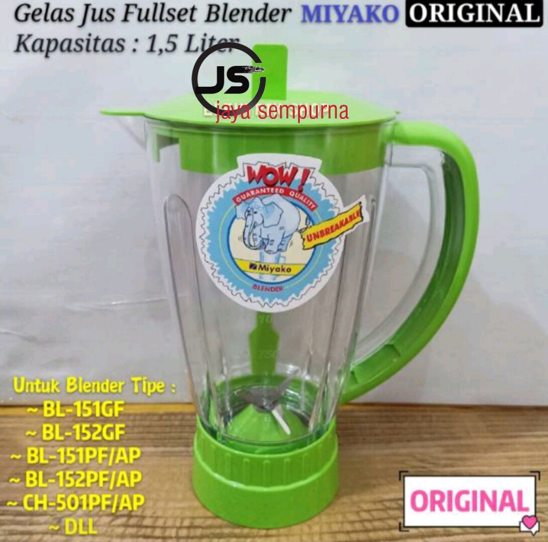 Gelas jus set MIYAKO original | Lazada Indonesia