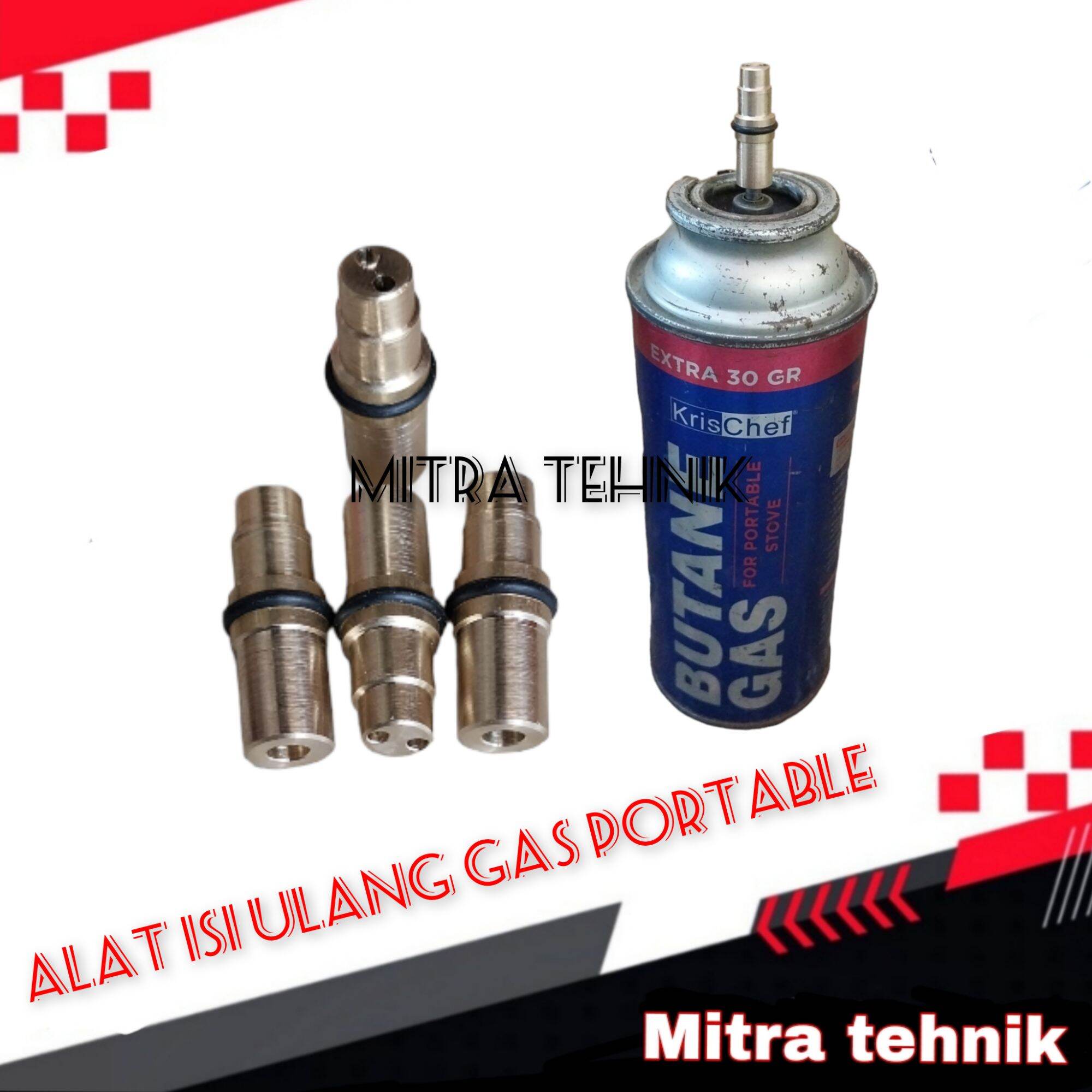alat isi ulang gas perotable refil isi ulang gas kaleng simpel | Lazada ...