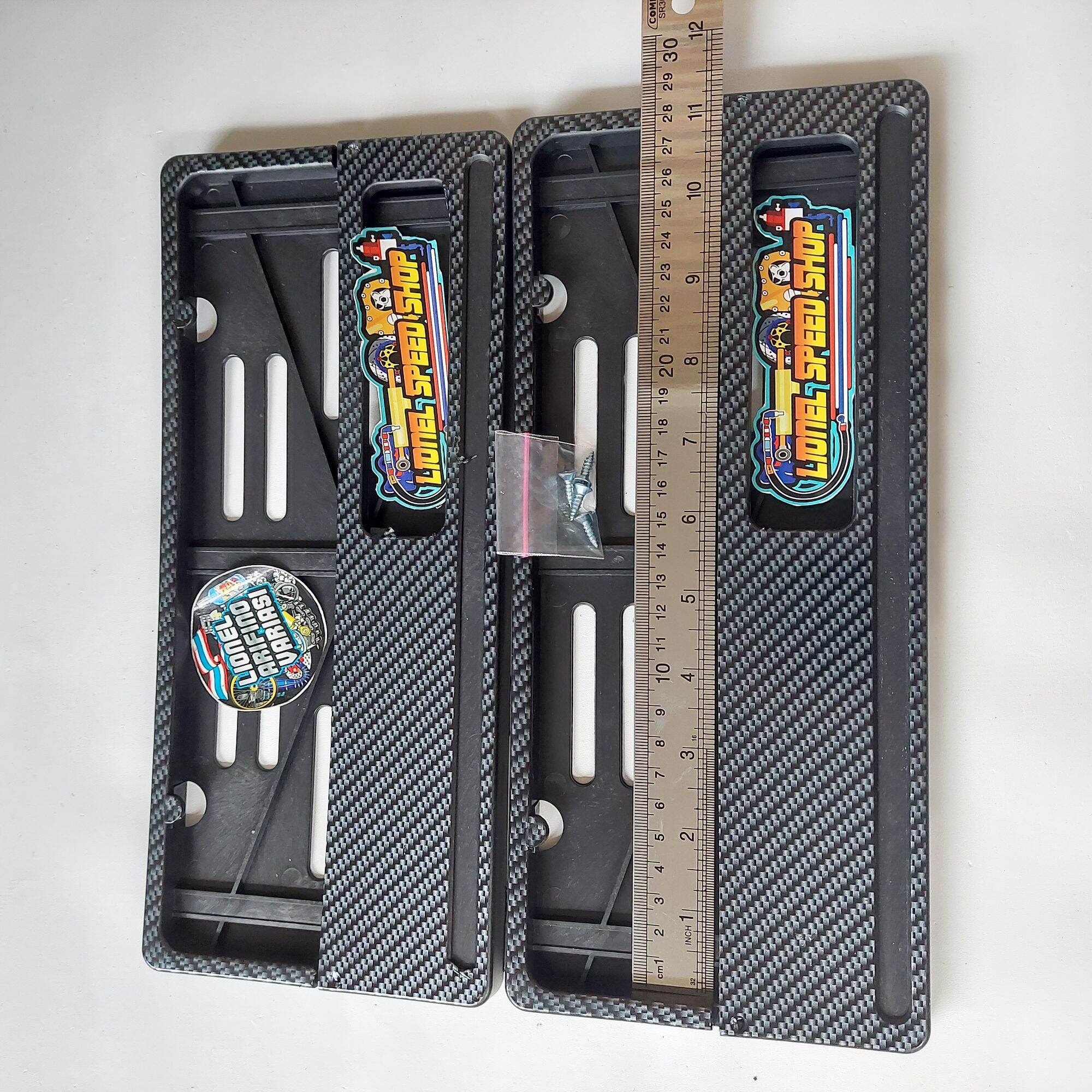 Bingkai plat motor karbon cover nopol motor unversal motif karbon ...