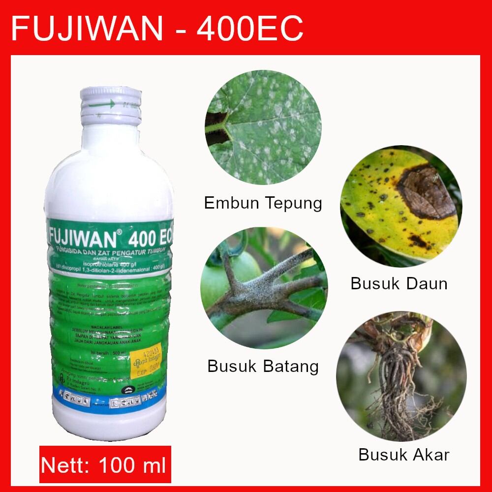 Fujiwan 400EC 500 ml Fungisida Embun Tepung Busuk Akar Batang Daun ...