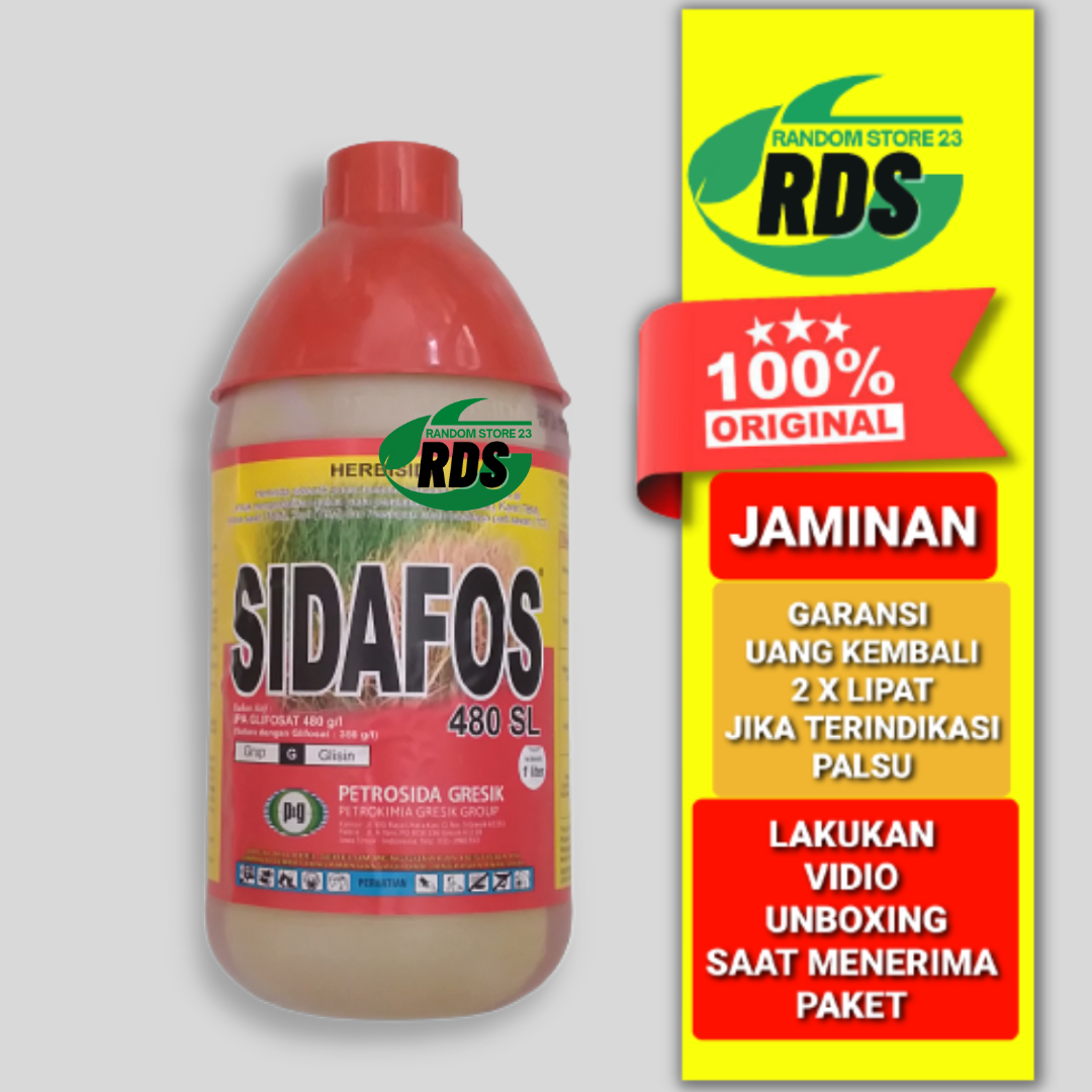 SIDAFOS 480 SL ISI 1 LITER HERBISIDA SISTEMIK GLIFOSAT | Lazada Indonesia