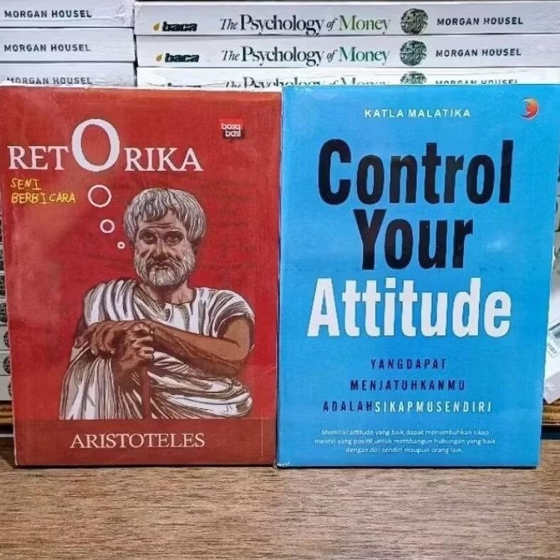 paket 2 buku Retorika dan control your attitude pengembangan diri ...
