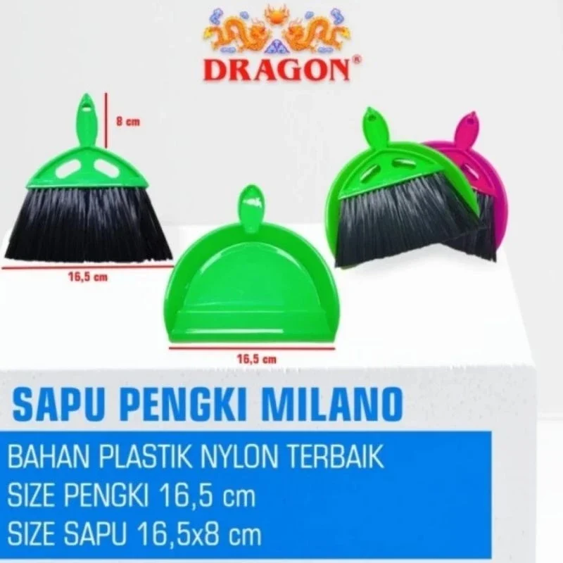sapu set +pengki mini dustpan/sapu mini/sapu mobil merk dragon | Lazada ...