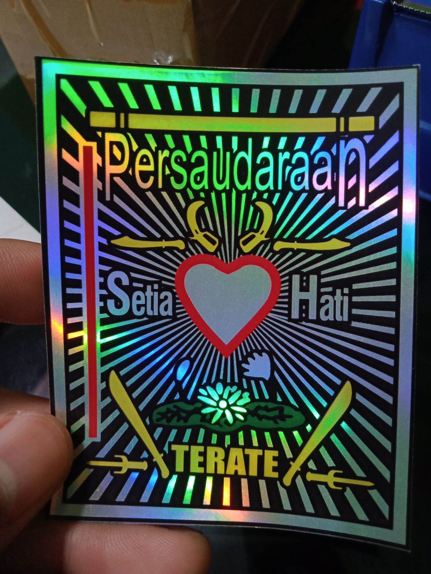 Sticker Logo PSHT Stiker Lambang SH Terate Hologram Gloss/stiker ...
