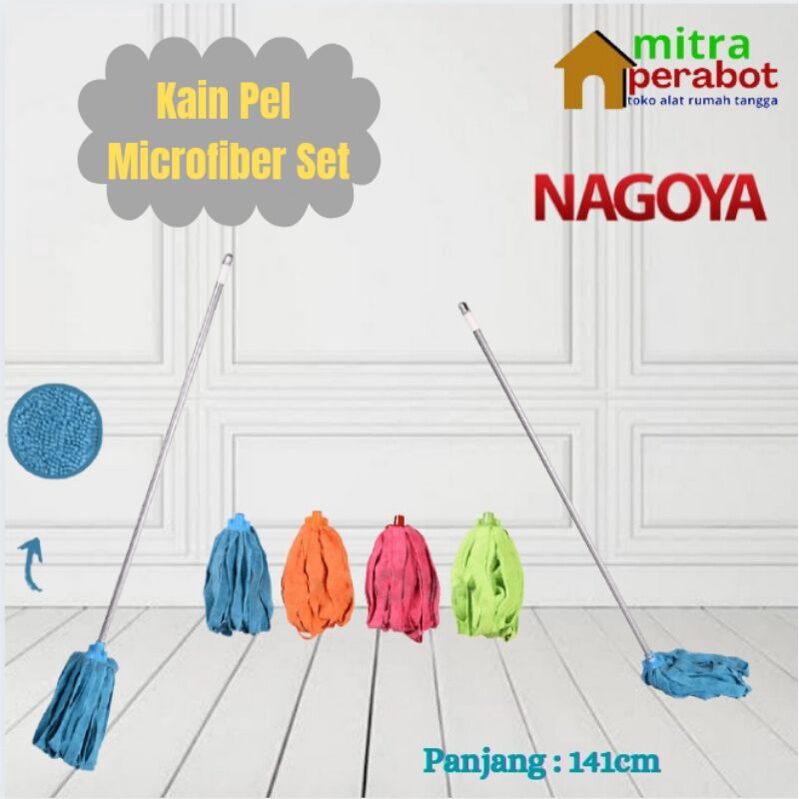 Pel Lantai Pel Microfiber Mop Lantai Nagoya | Lazada Indonesia