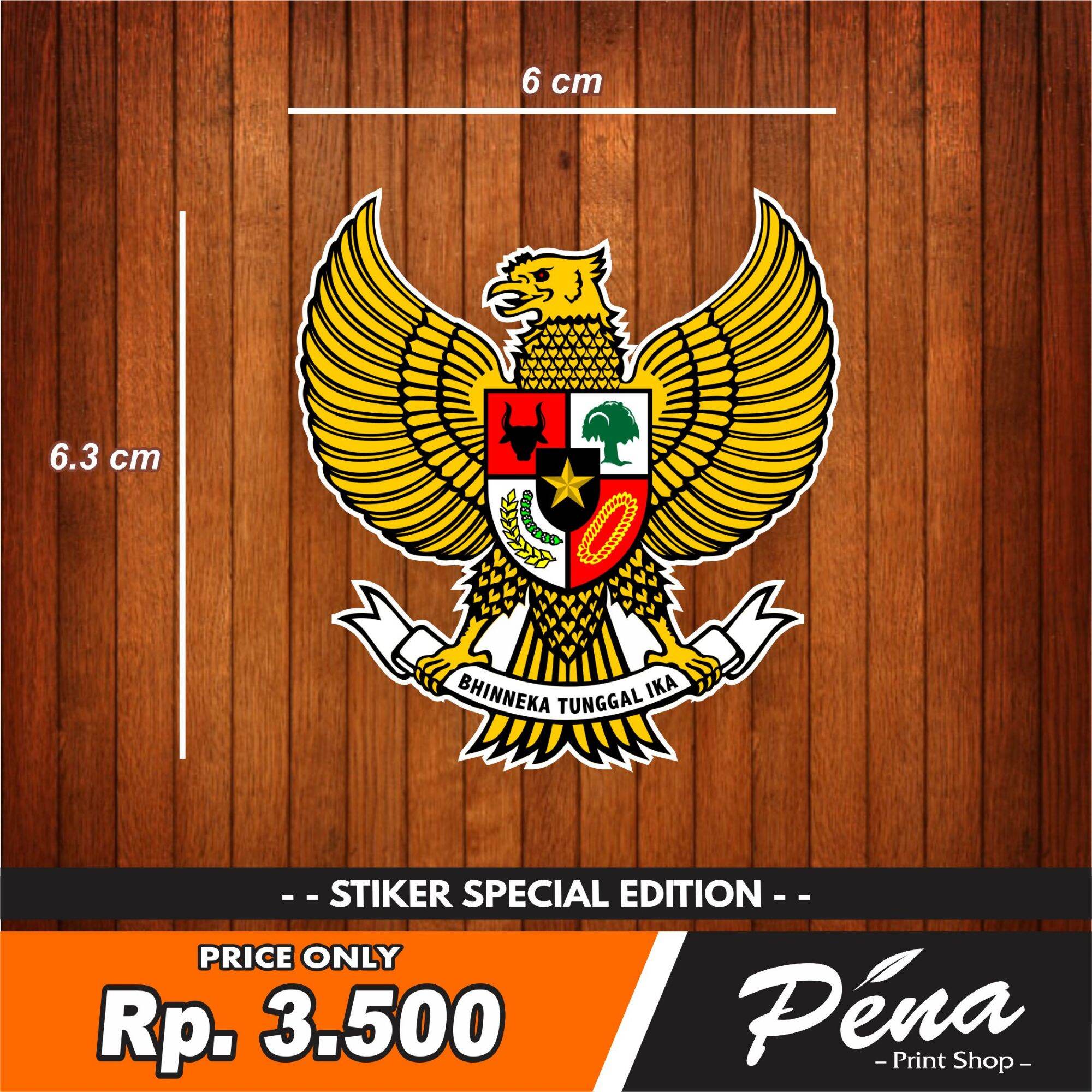 Sticker Stiker Garuda Bhineka Tunggal Ika | Lazada Indonesia