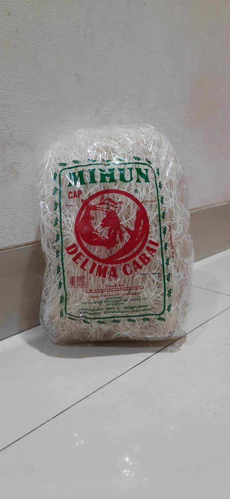 Bihun Mihun Sempurna Pematang Siantar Medan Cap Delima Cabai 500gr 500 ...
