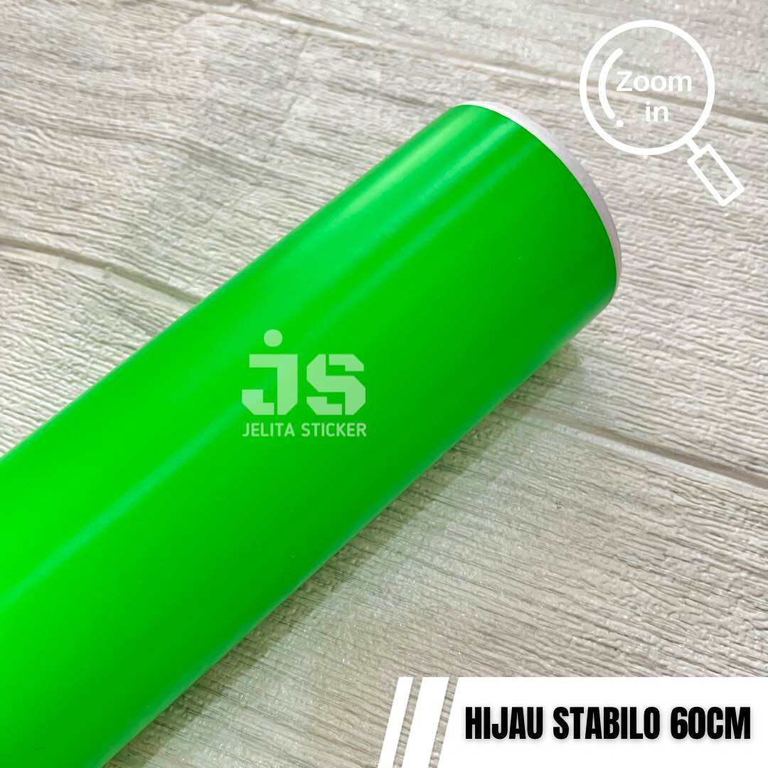 [ ROLL ] Sticker Stabillo Hijau Lebar 60cm / Skotlet Hijau Stabilo | Lazada Indonesia