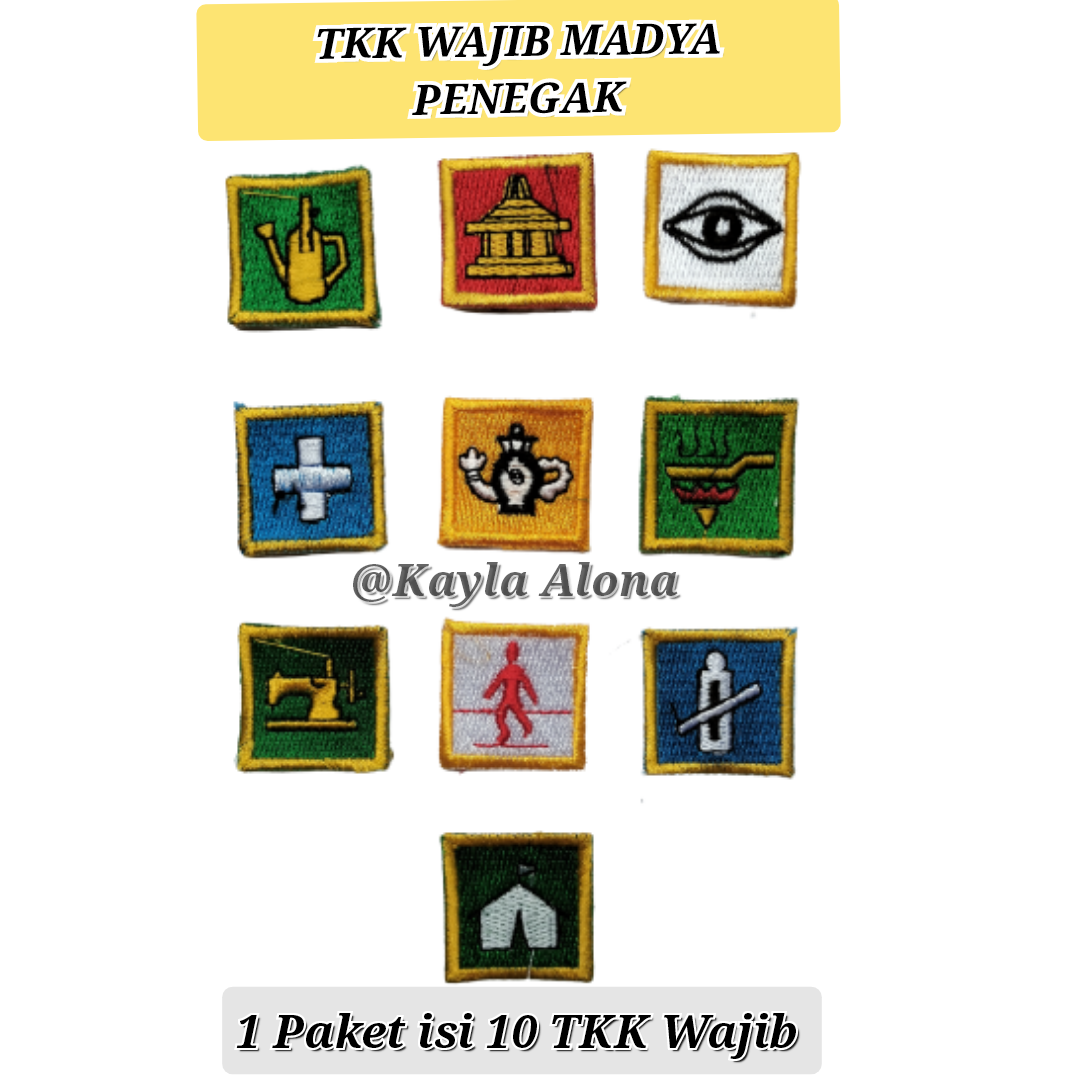 BET TKK WAJIB MADYA PENEGAK ( HARGA 1 PAKET = ISI 10 TKK WAJIB ) | Lazada Indonesia
