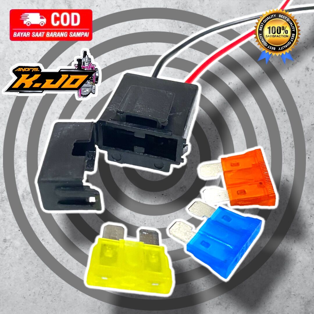 Socket Rumah Sikring DX plus Sekring Fuse 10/15/20 Ampere Box Besar ...