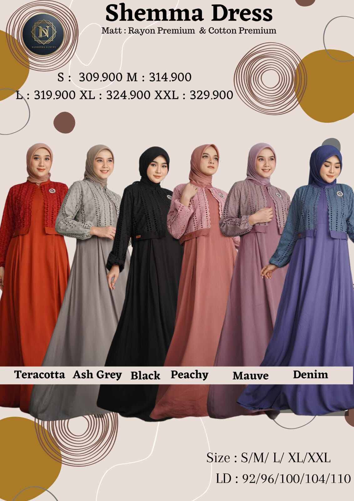 SHEMMA DRESS Nadheera Luxury | Lazada Indonesia