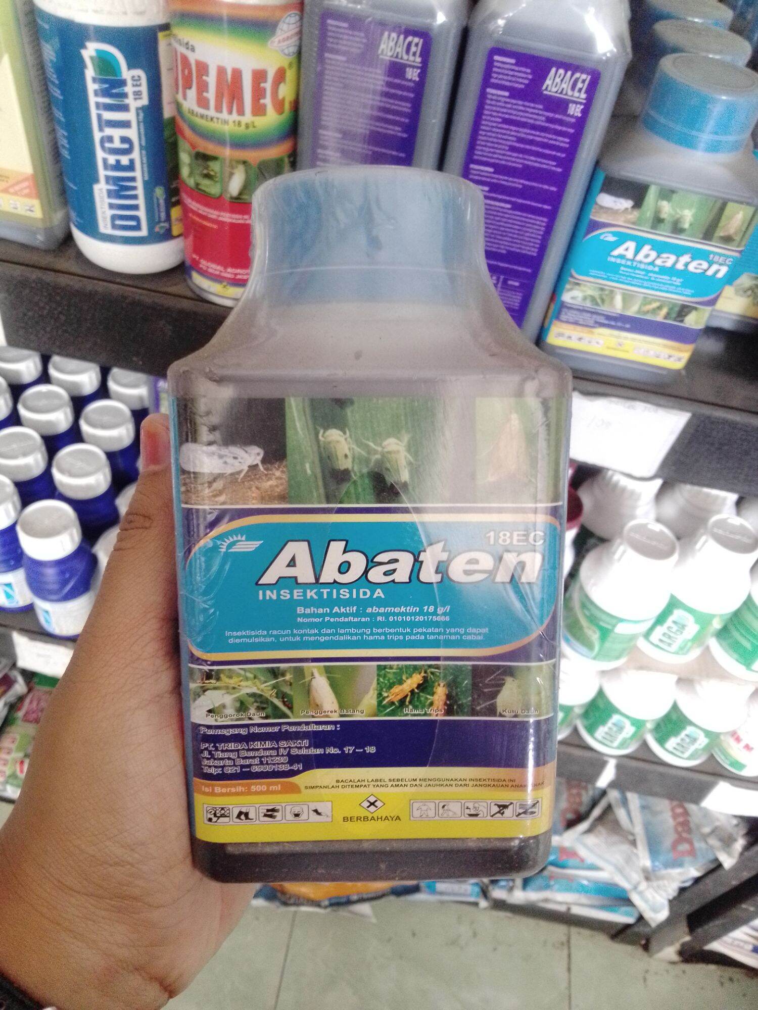 Abaten 500ml insektisida pestisida Obat Pertanian obat sawah | Lazada ...