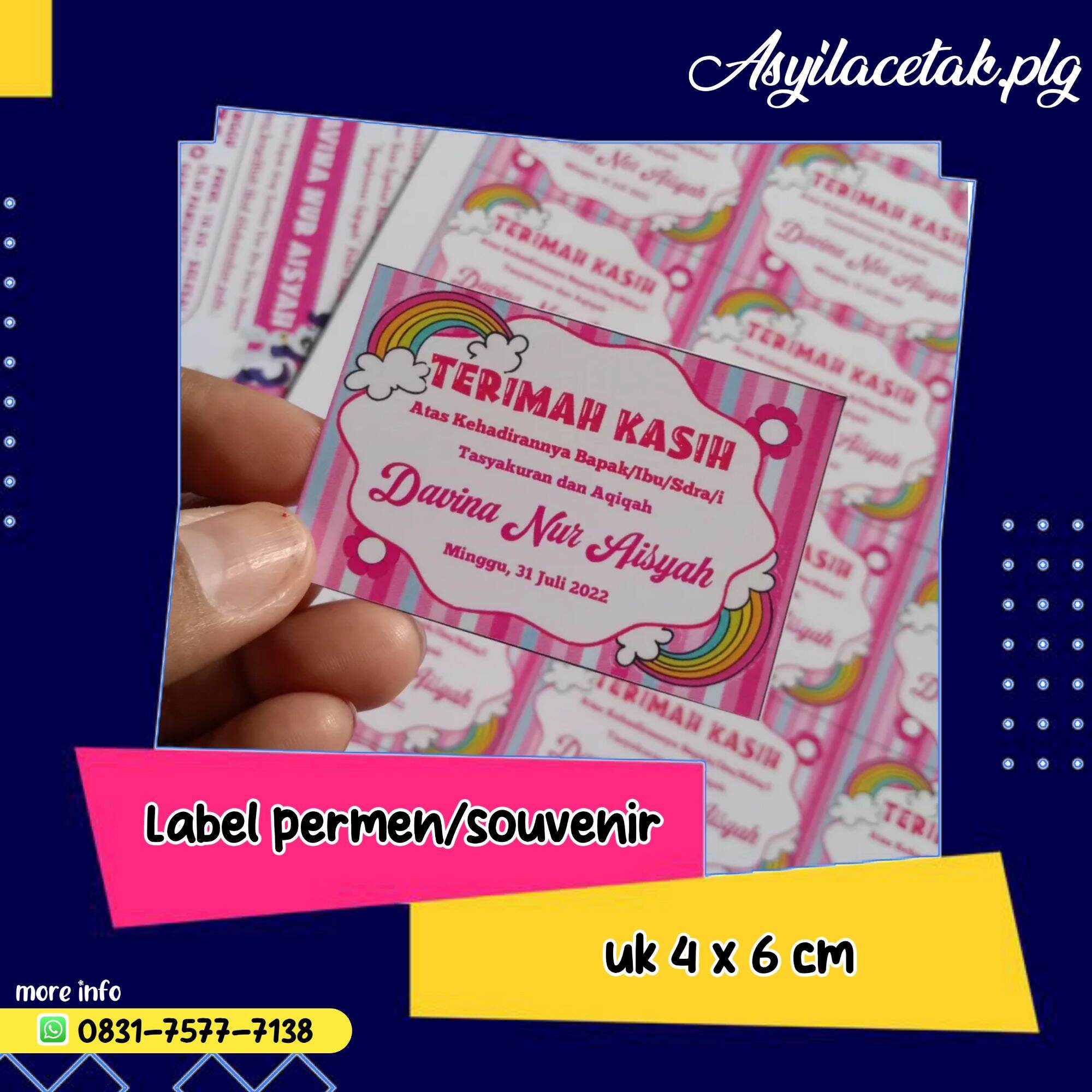 Label permen/souvenir 100pc | Lazada Indonesia