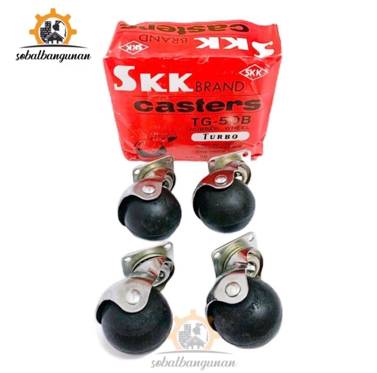 RODA KARET SKK TG 50B Harga 1 KOTAK isi 4 / RODA Kursi 50mm 2inch ...
